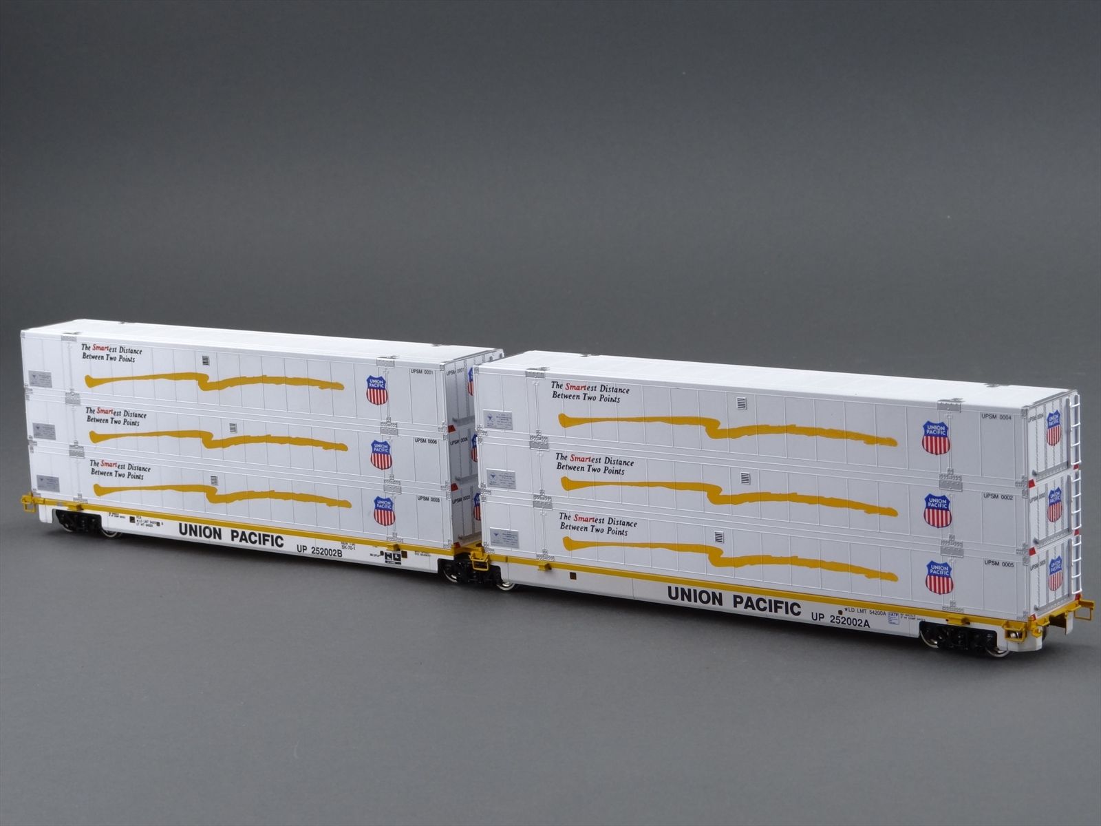 HO Brass Model Train - OMI 1340.1 Overland UP Triple Stack 'Smart Car ...
