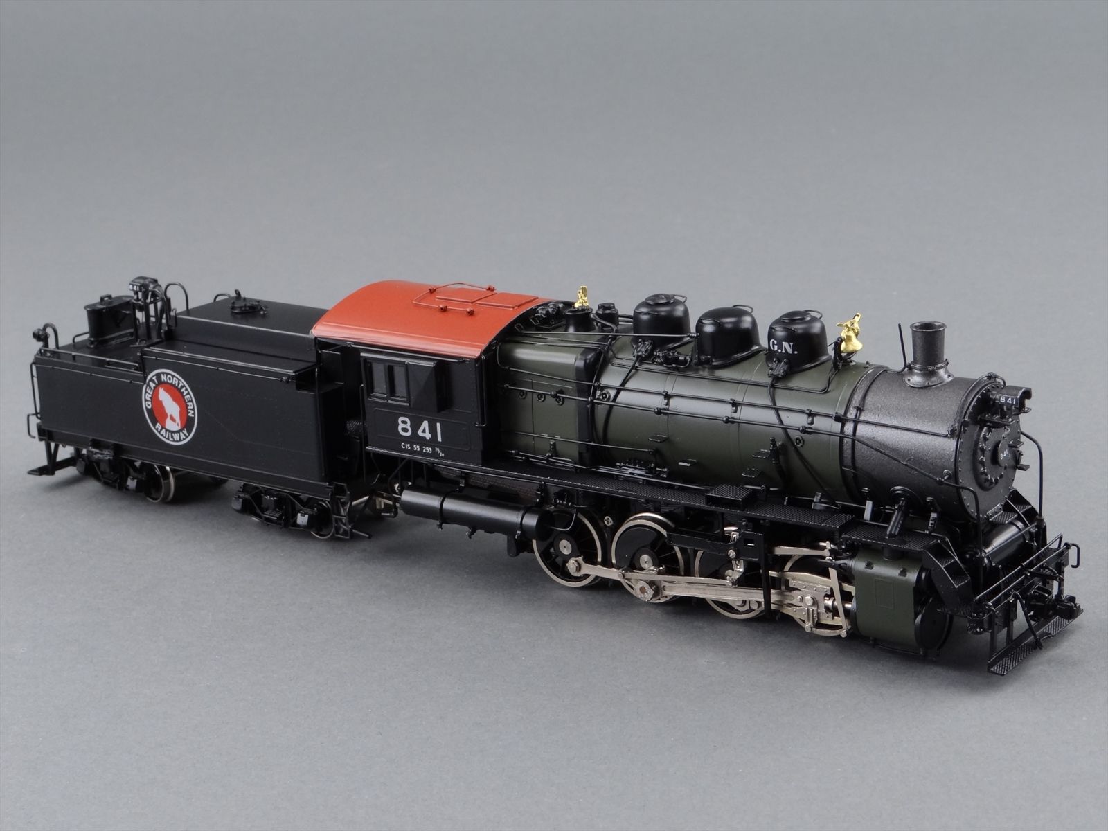 HO Brass Model Train - CIL 2067.1 GN Great Northern 0-8-0 C-1 #841 ...