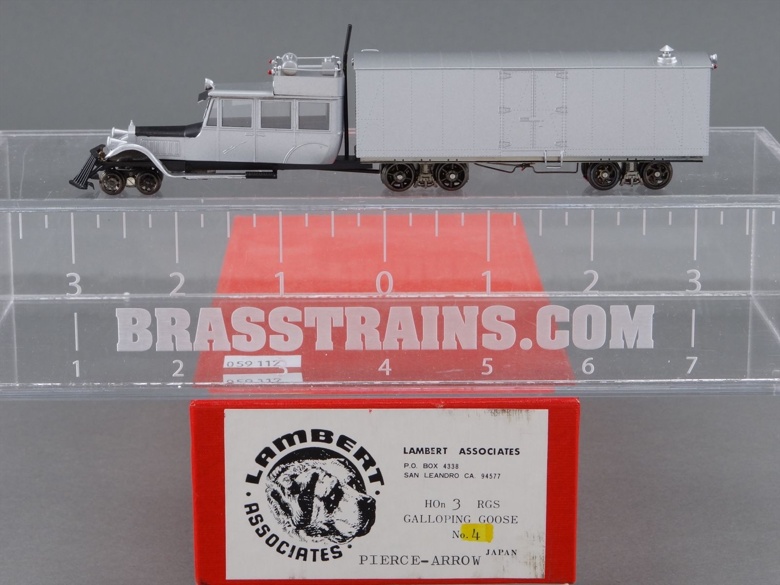 HOn3 Brass Lambert RGS Rio Grande Southern Rail Bus Galloping Goose #4 ...