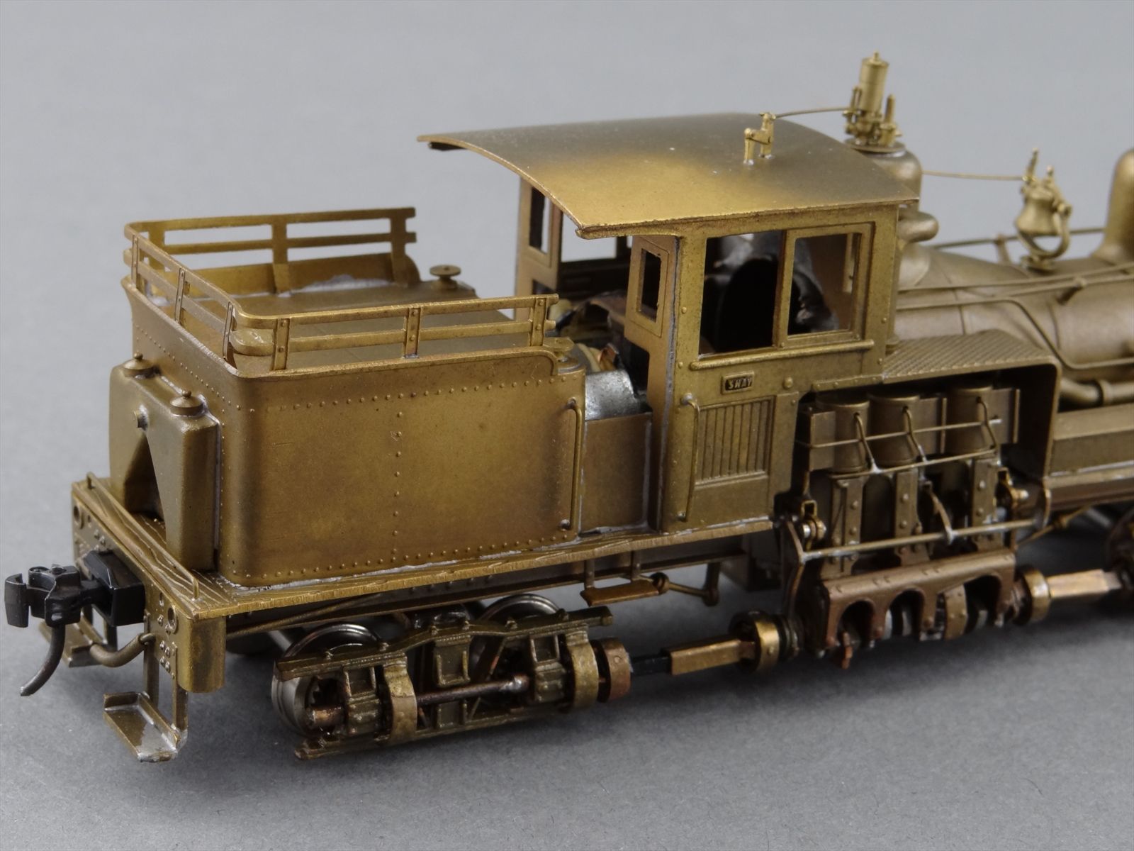 HO Brass Model Train - PFM United Benson Log Co. 25-Ton 2-Truck Logging ...