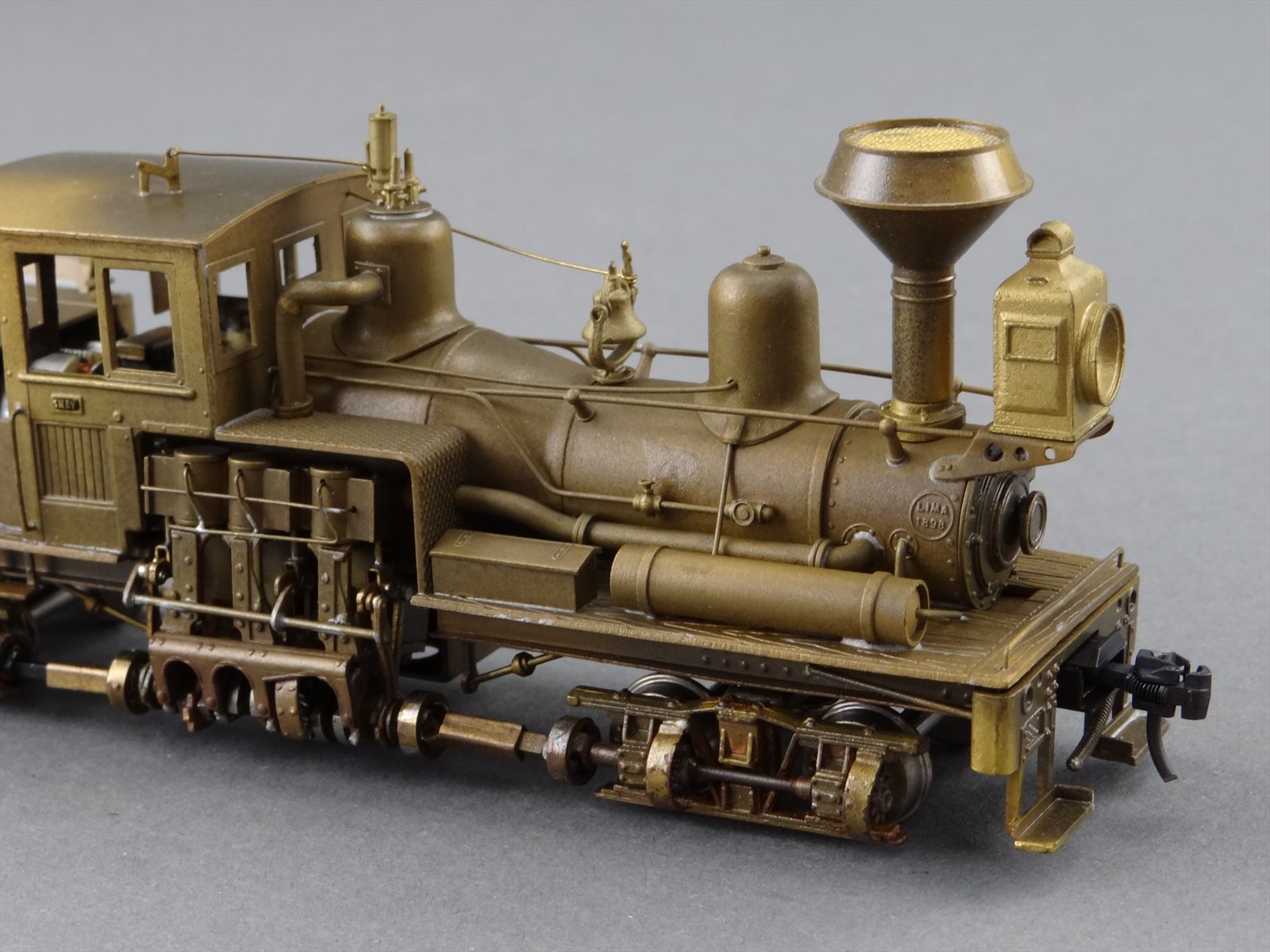 HO Brass Model Train - PFM United Benson Log Co. 25-Ton 2-Truck Logging ...