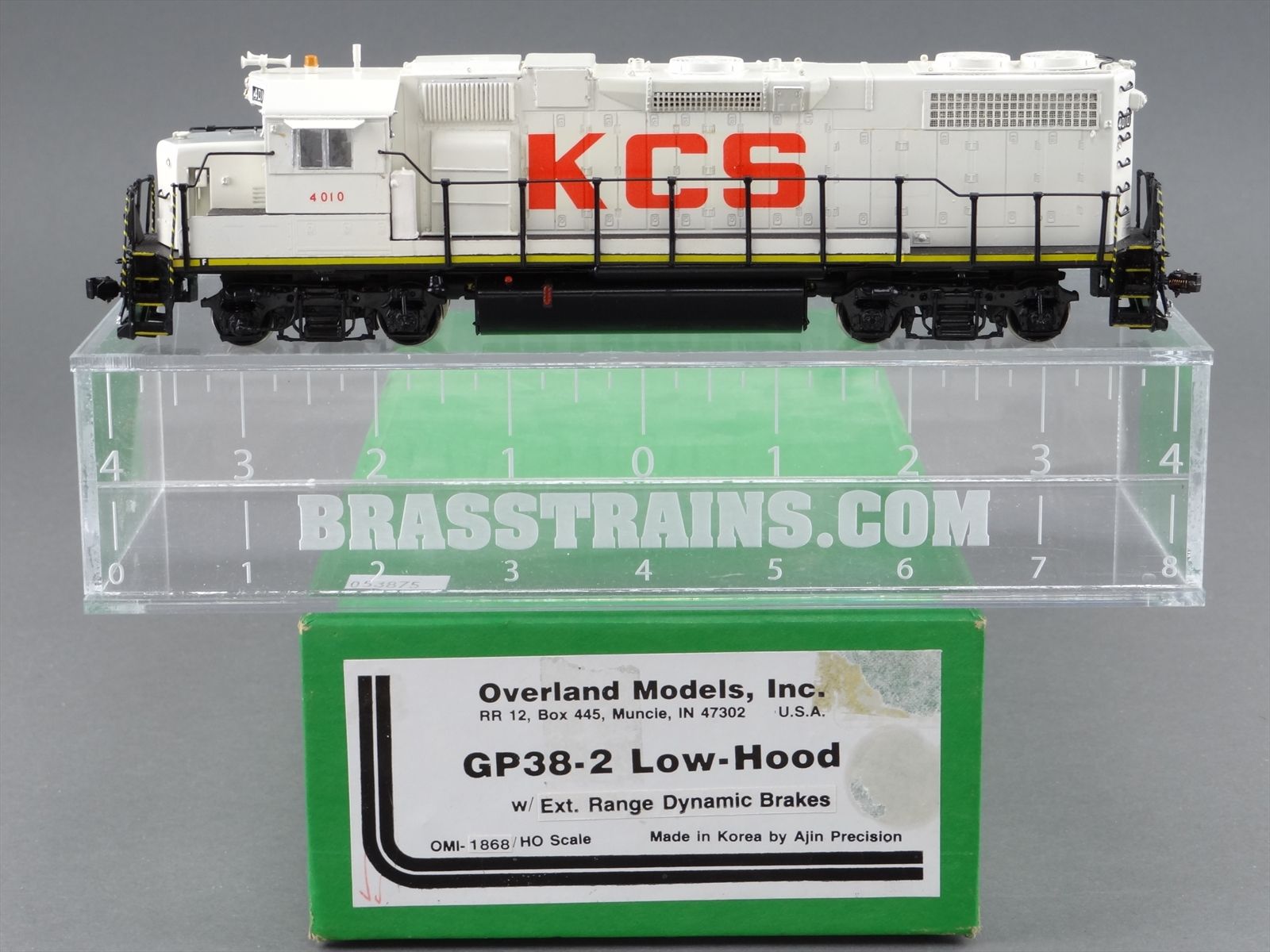 HO Brass Model Train - OMI 1868 KCS Kansas City Southern GP38-2 Diesel ...