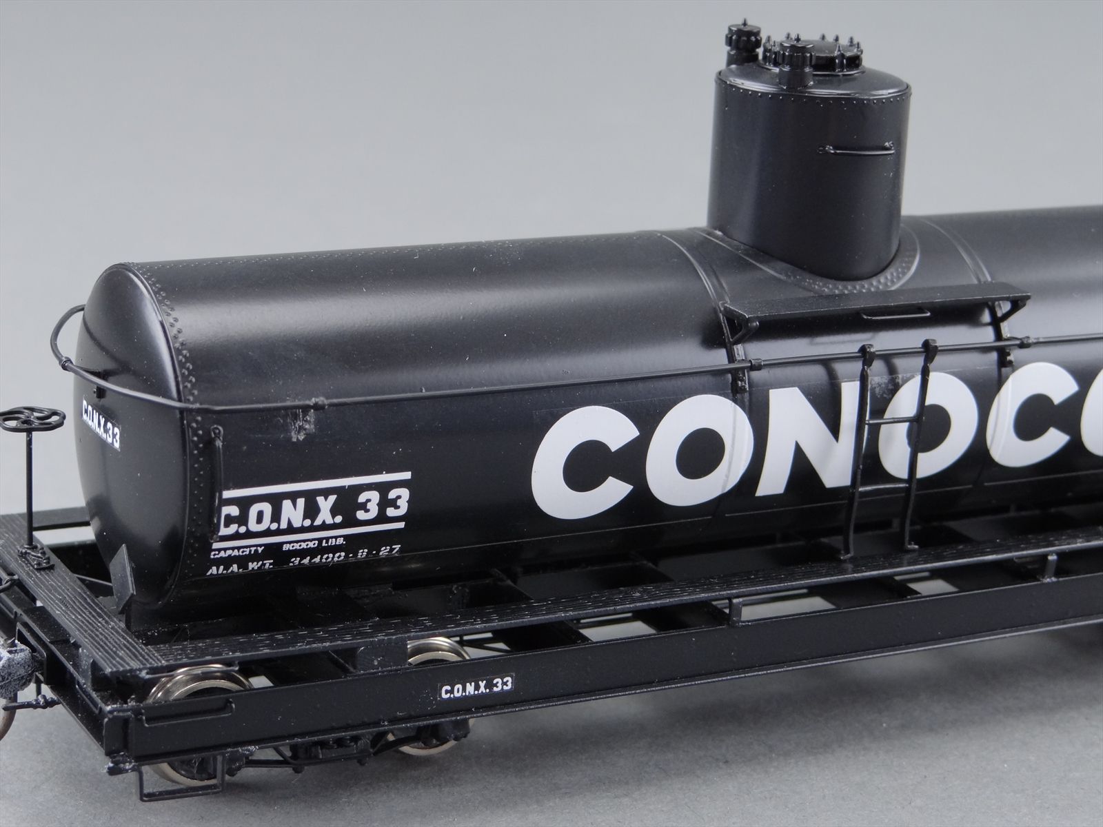 Sn3 Scale Brass PBL Milestone Models Conoco Tank Car #33
