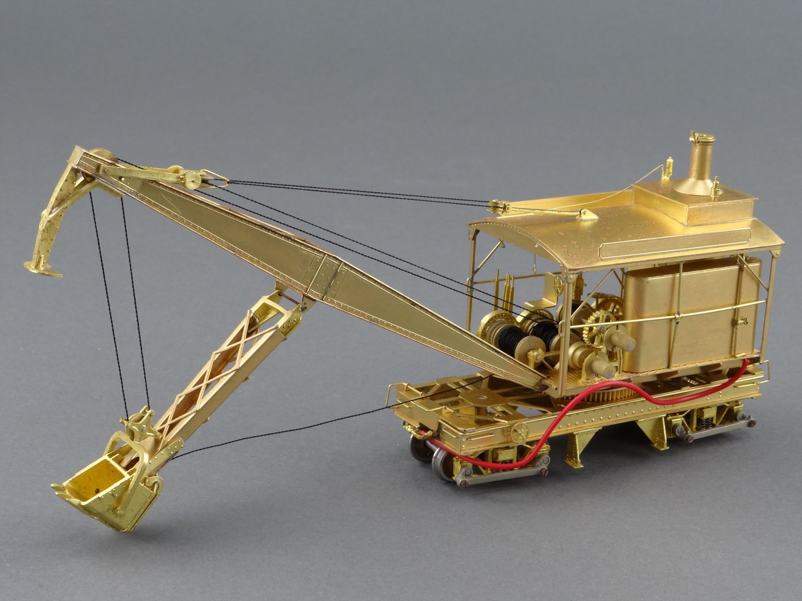 Sn3 Scale Brass Model Train - OMI 1680 Overland American Hoist Ditcher