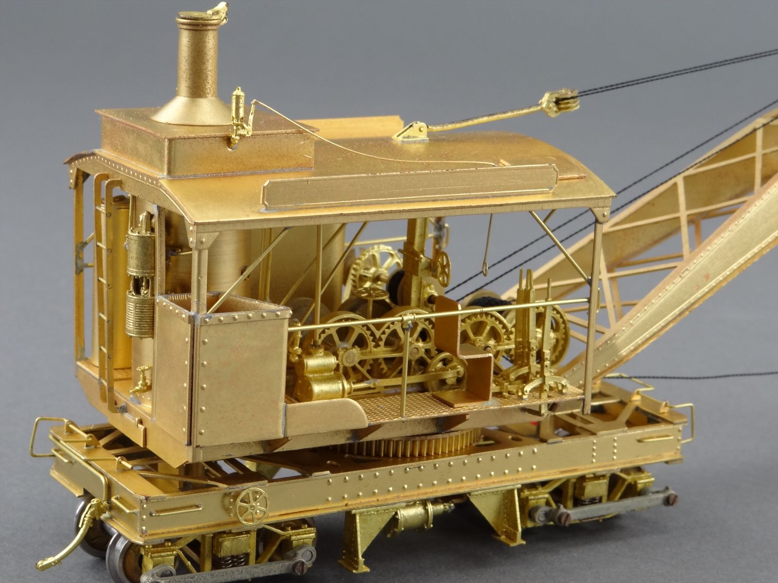 Sn3 Scale Brass Model Train - OMI 1680 Overland American Hoist Ditcher