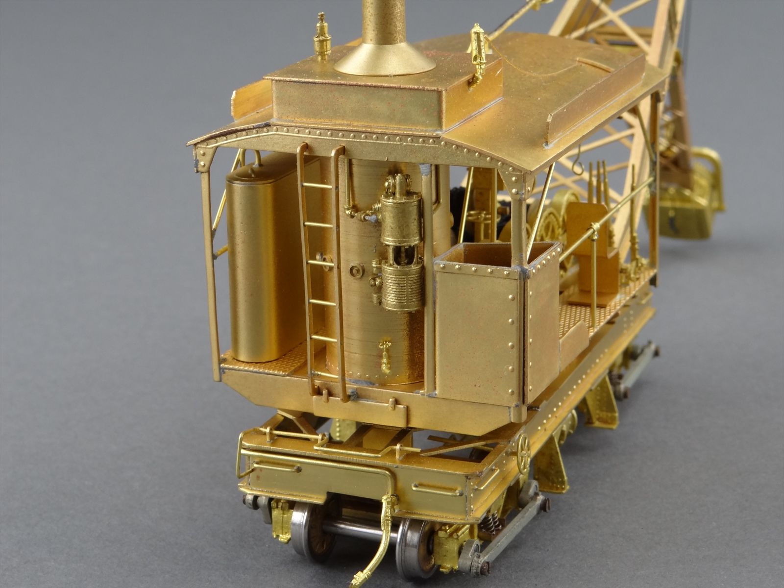 Sn3 Scale Brass Model Train - OMI 1680 Overland American Hoist Ditcher