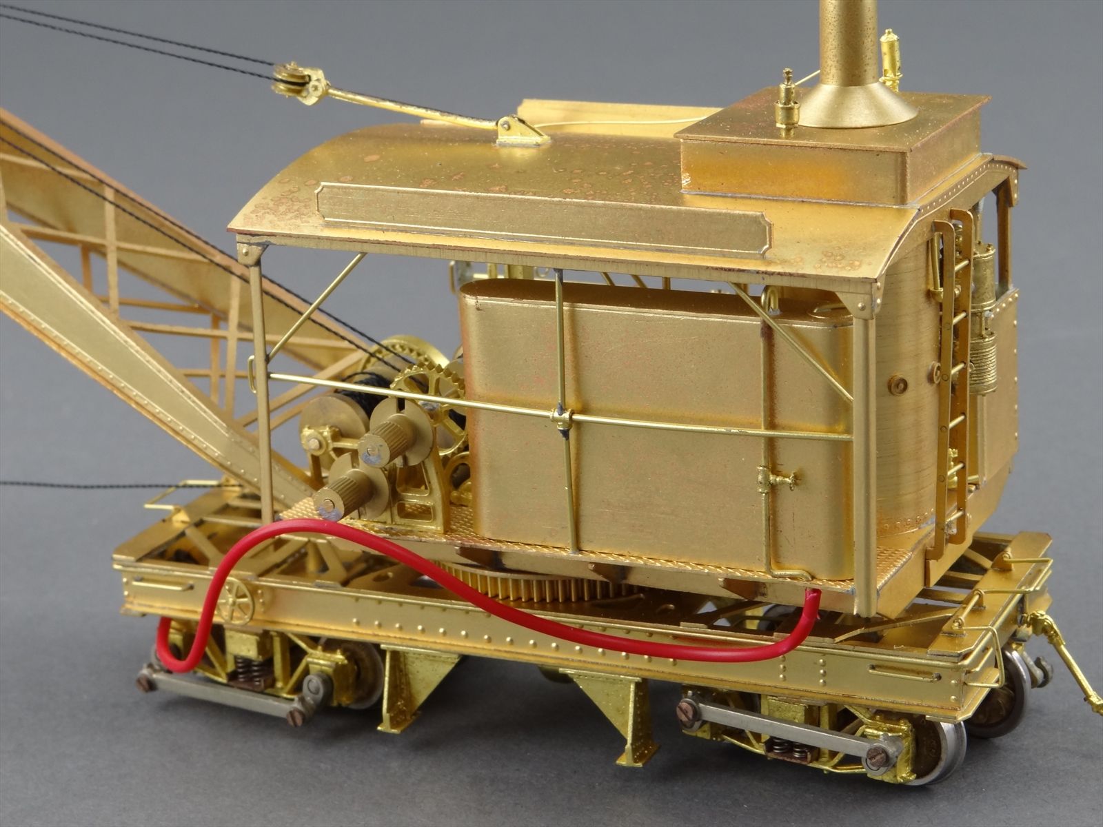 Sn3 Scale Brass Model Train - OMI 1680 Overland American Hoist Ditcher