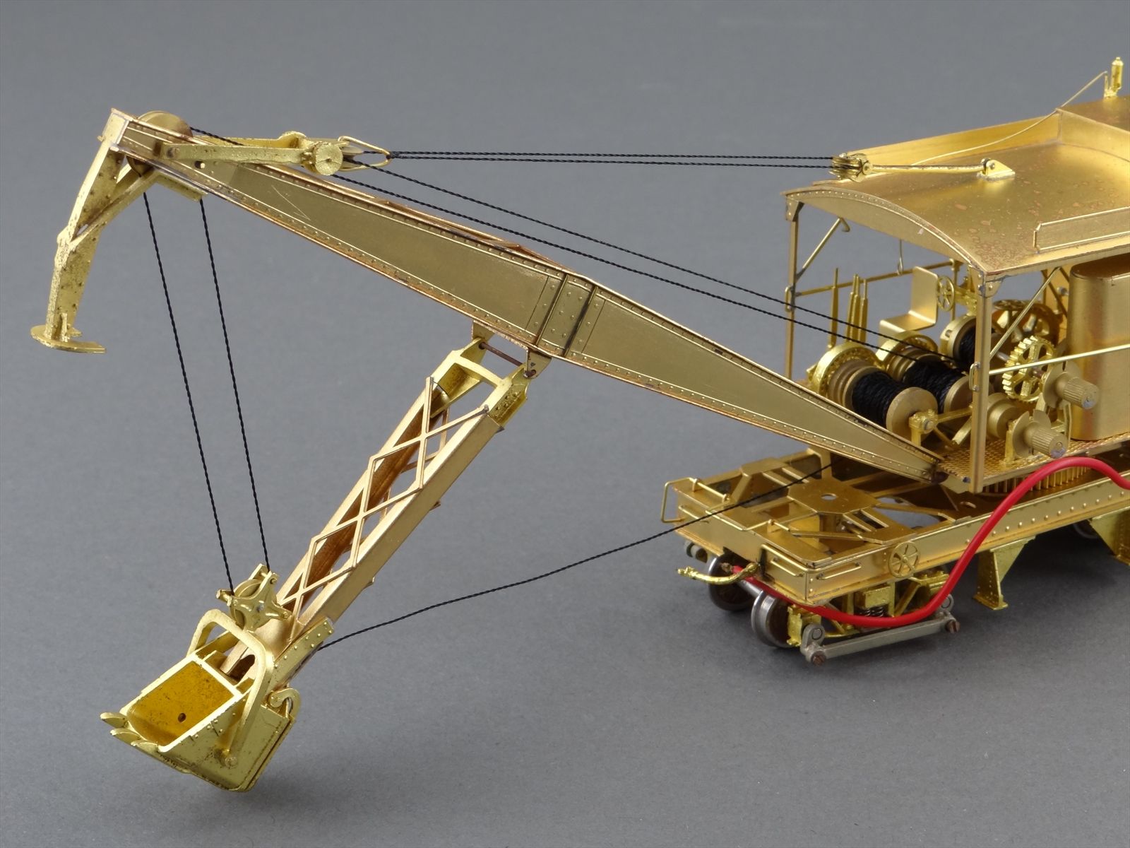 Sn3 Scale Brass Model Train - OMI 1680 Overland American Hoist Ditcher