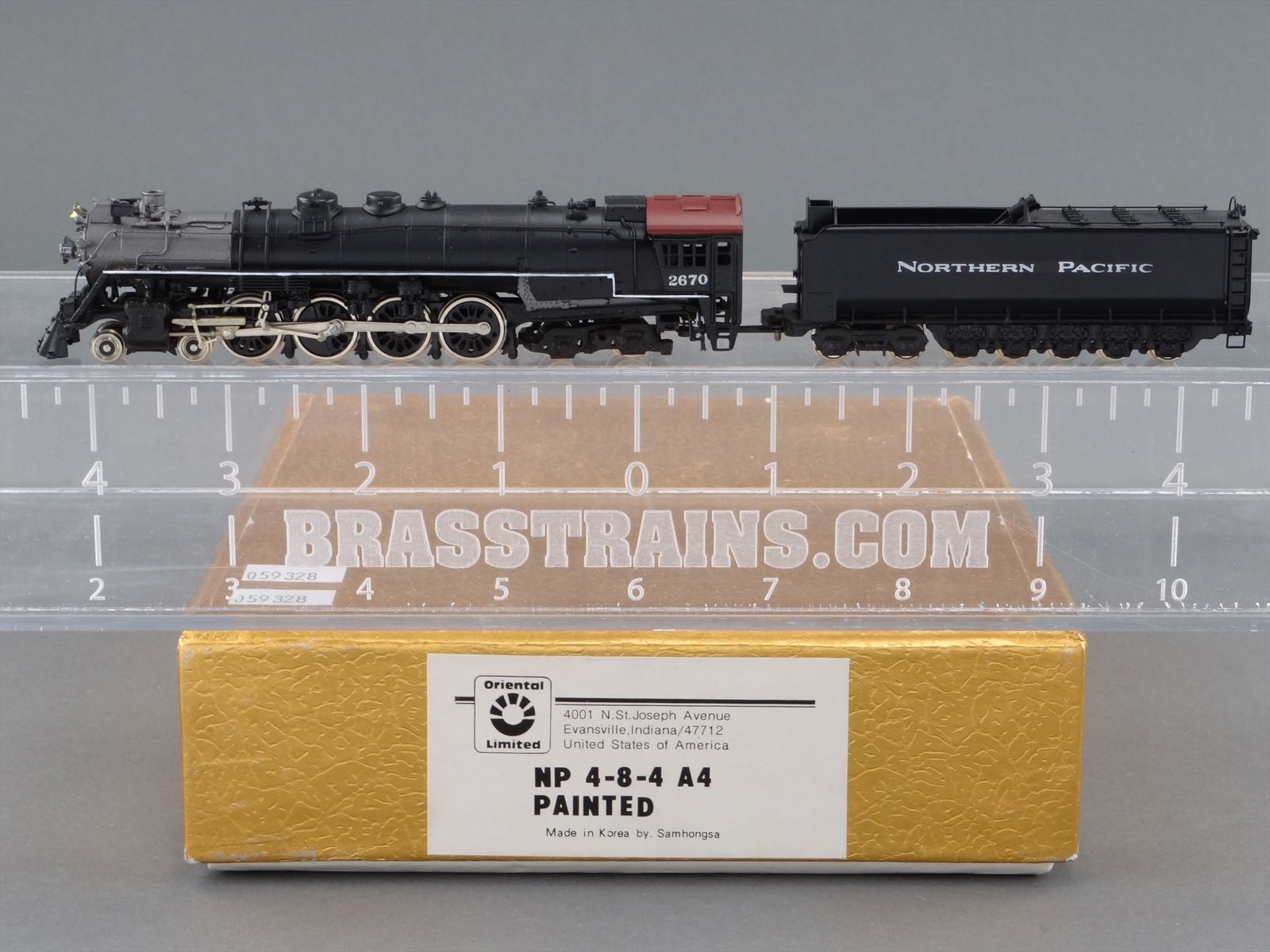N Scale Brass Oriental Limited NP Northern Pacific 4-8-4 Class A4 Steam ...