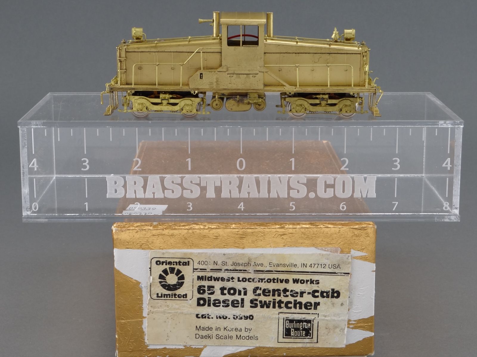 HO Brass Model Train - Oriental 0390 CB&Q Burlington MLW 65-Ton Center ...