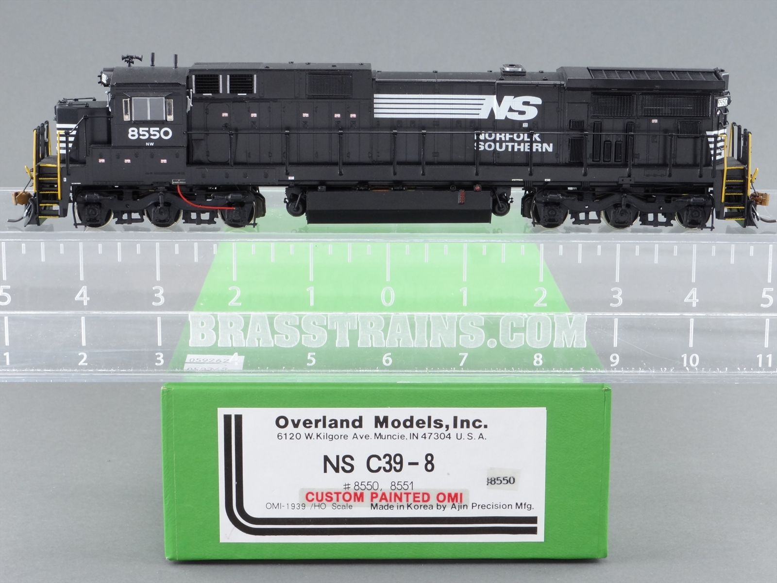 HO Brass Model Train - OMI #1939 Overland NS Norfolk Southern C39-8 ...
