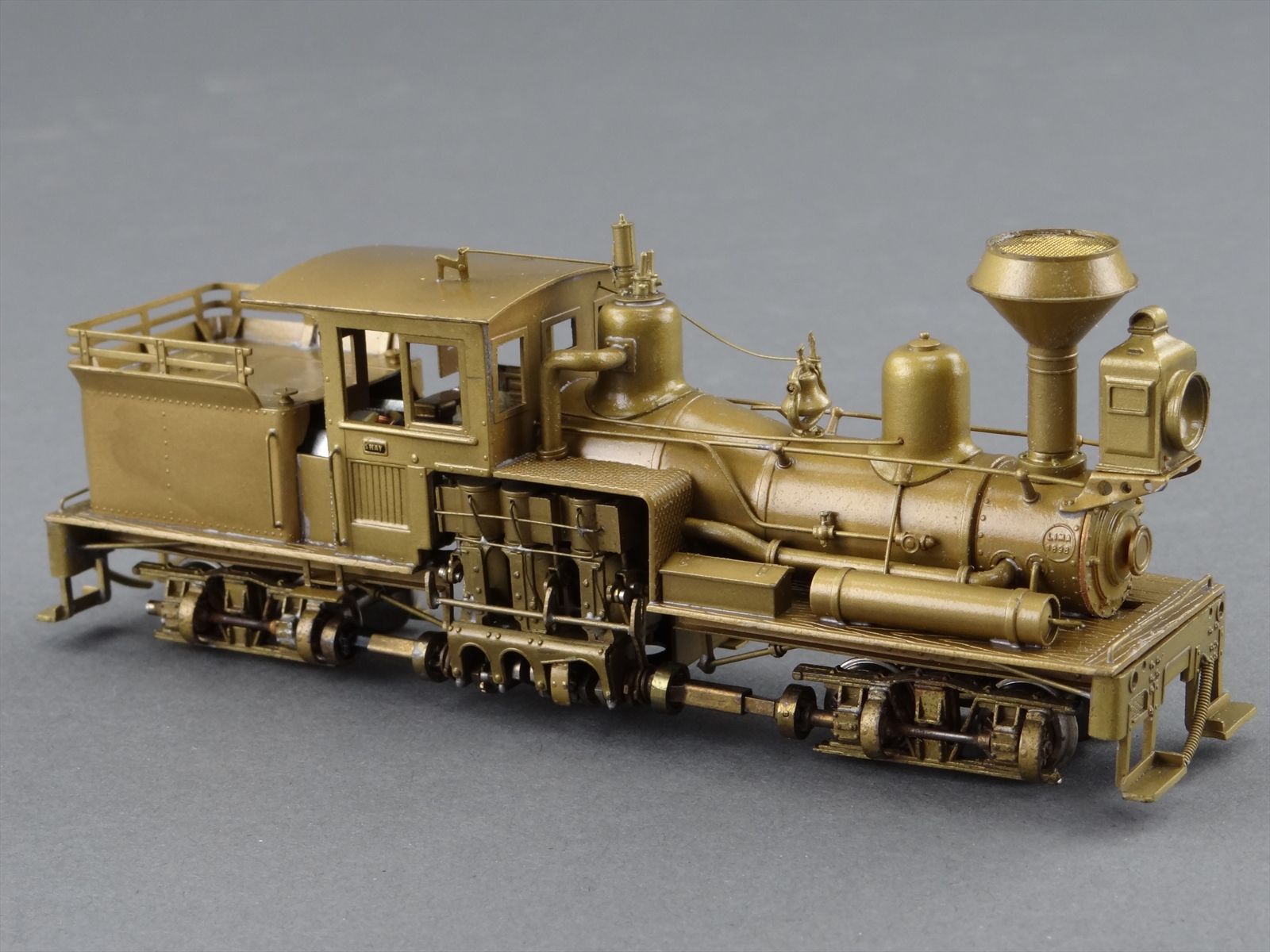 HOn3 Brass Model Train - PFM United Benson Log Co. 2-Truck Shay