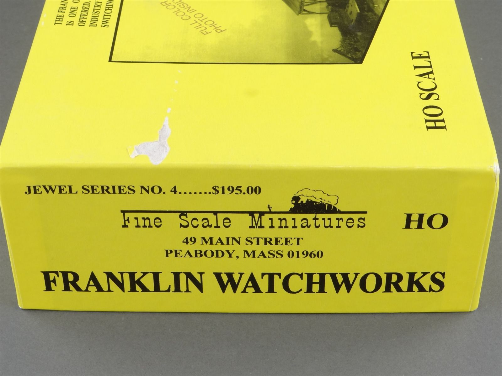 HO Scale FSM Fine Scale Miniatures Jewel Series Kit JS-4 Franklin ...