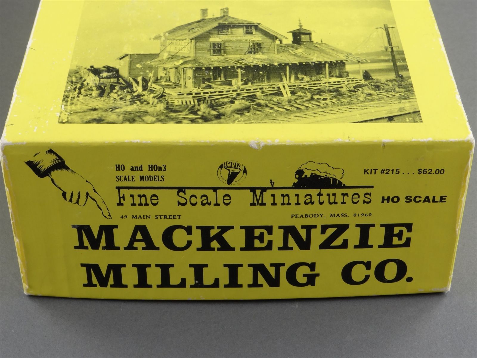 HO Craftsman Kit - FSM Fine Scale Miniatures Kit #215 Mackenzie Milling ...
