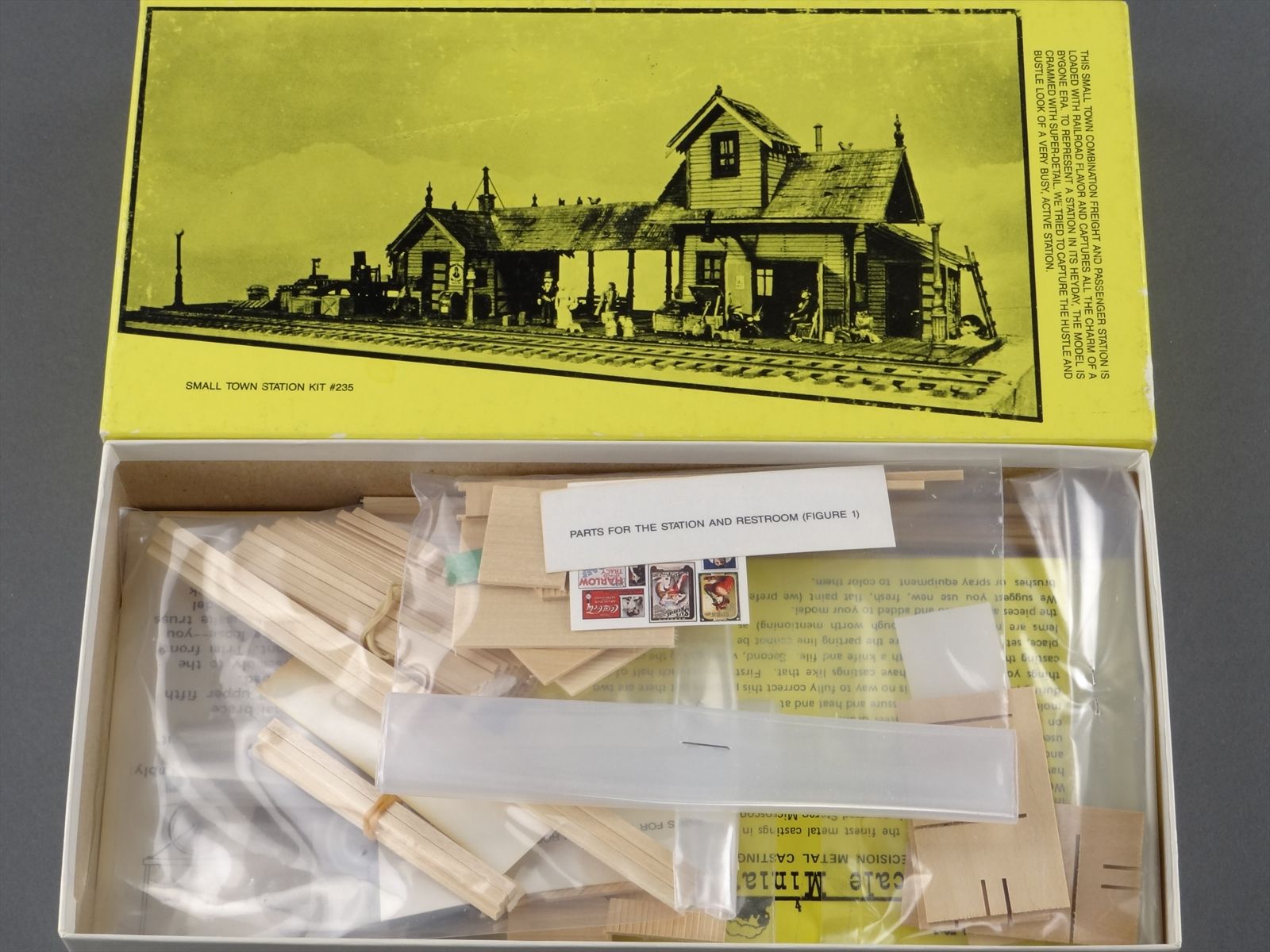 HO Scale Craftsman Kit - FSM Fine Scale Miniatures Kit #235 Small Town ...