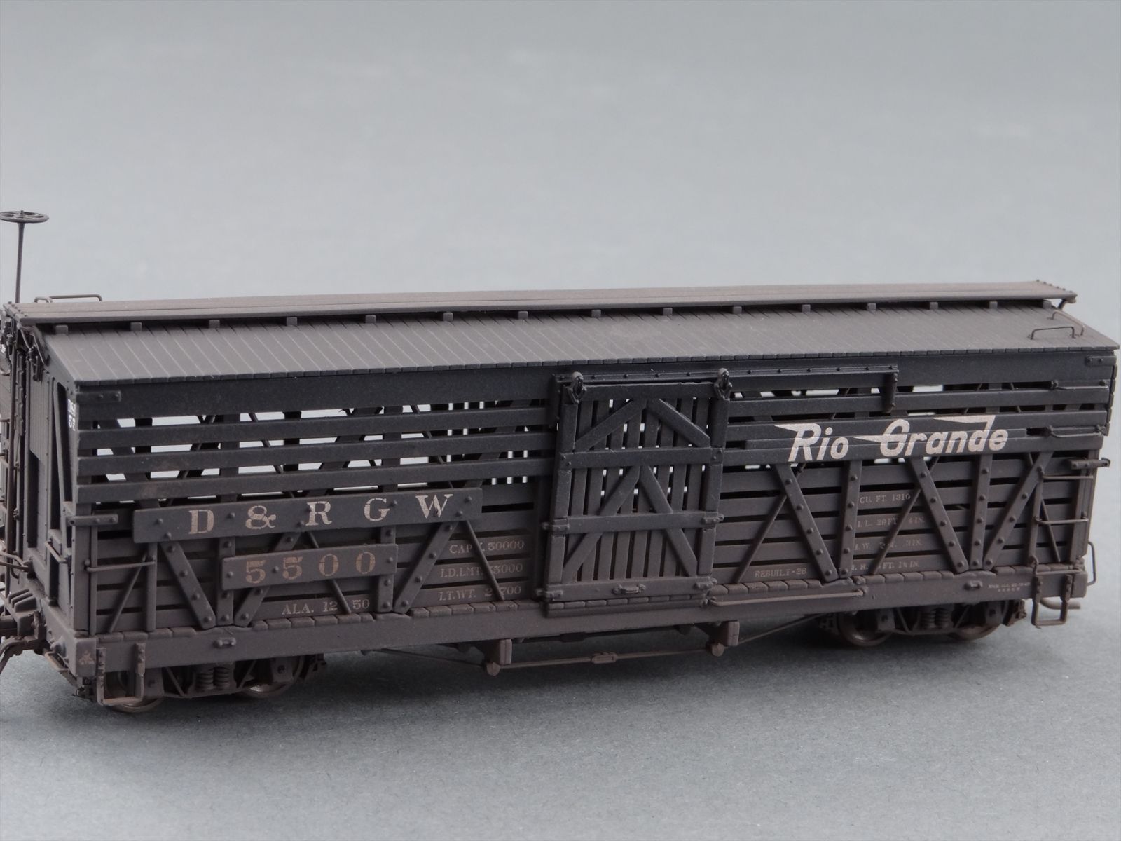 HO Scale Blackstone PN B340200W D&RGW 5500 Series #5500 30 Ft. Stock ...