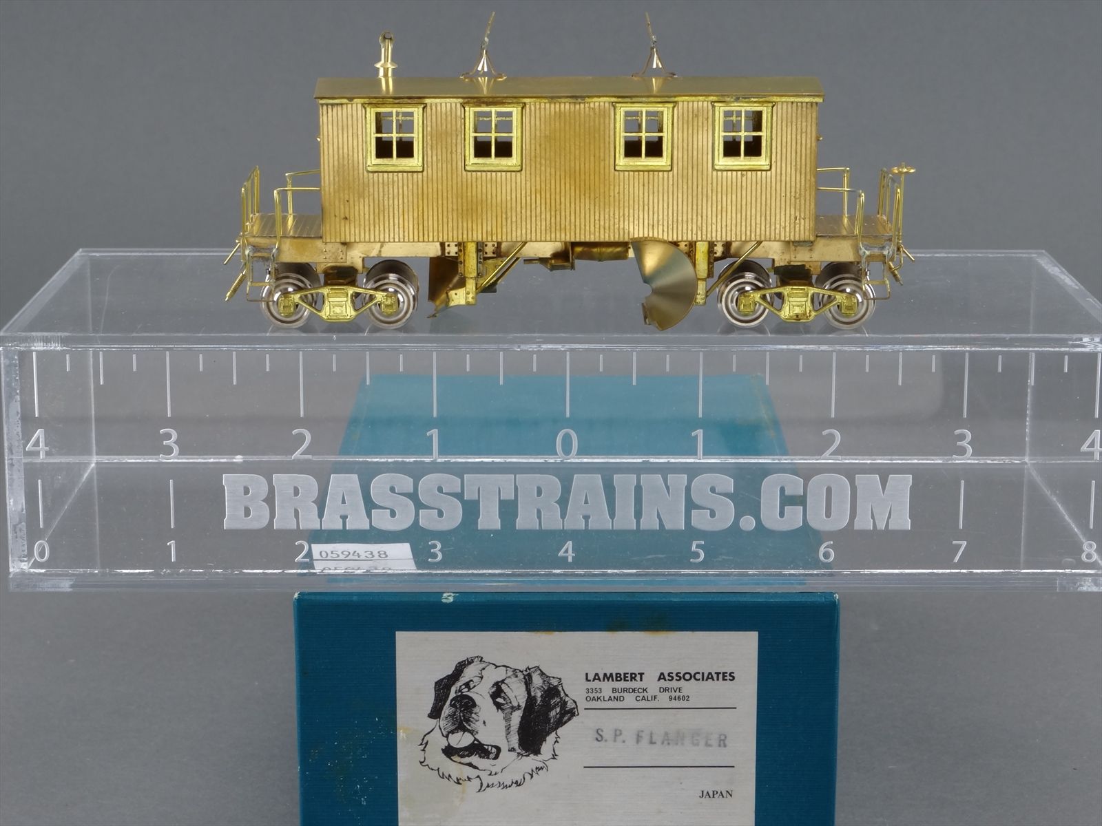 HO Brass Lambert SP Southern Pacific Snow Flanger Car