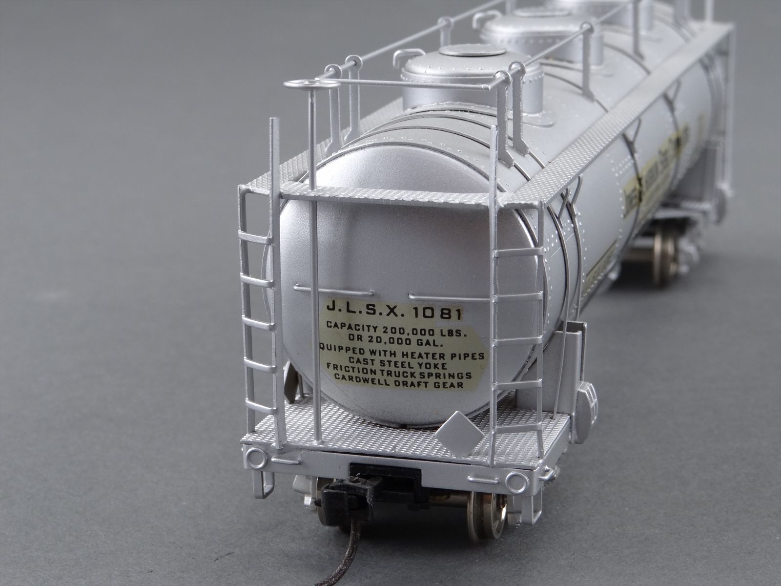 HO Brass NWSL Jones & Laughlin Steel Corp 20,000 Gallon Tank Car #1081 ...