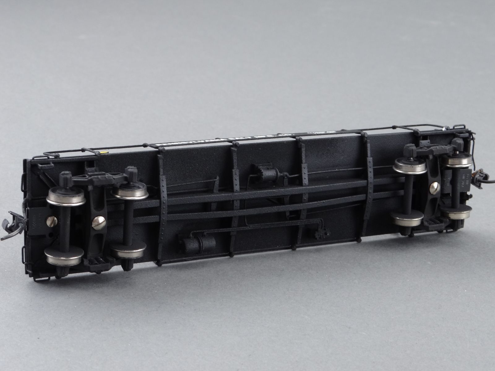 HO Brass Model Train - MTS Imports ACF Chlorine Tank Car with Tanks - PRR Salt - Custom