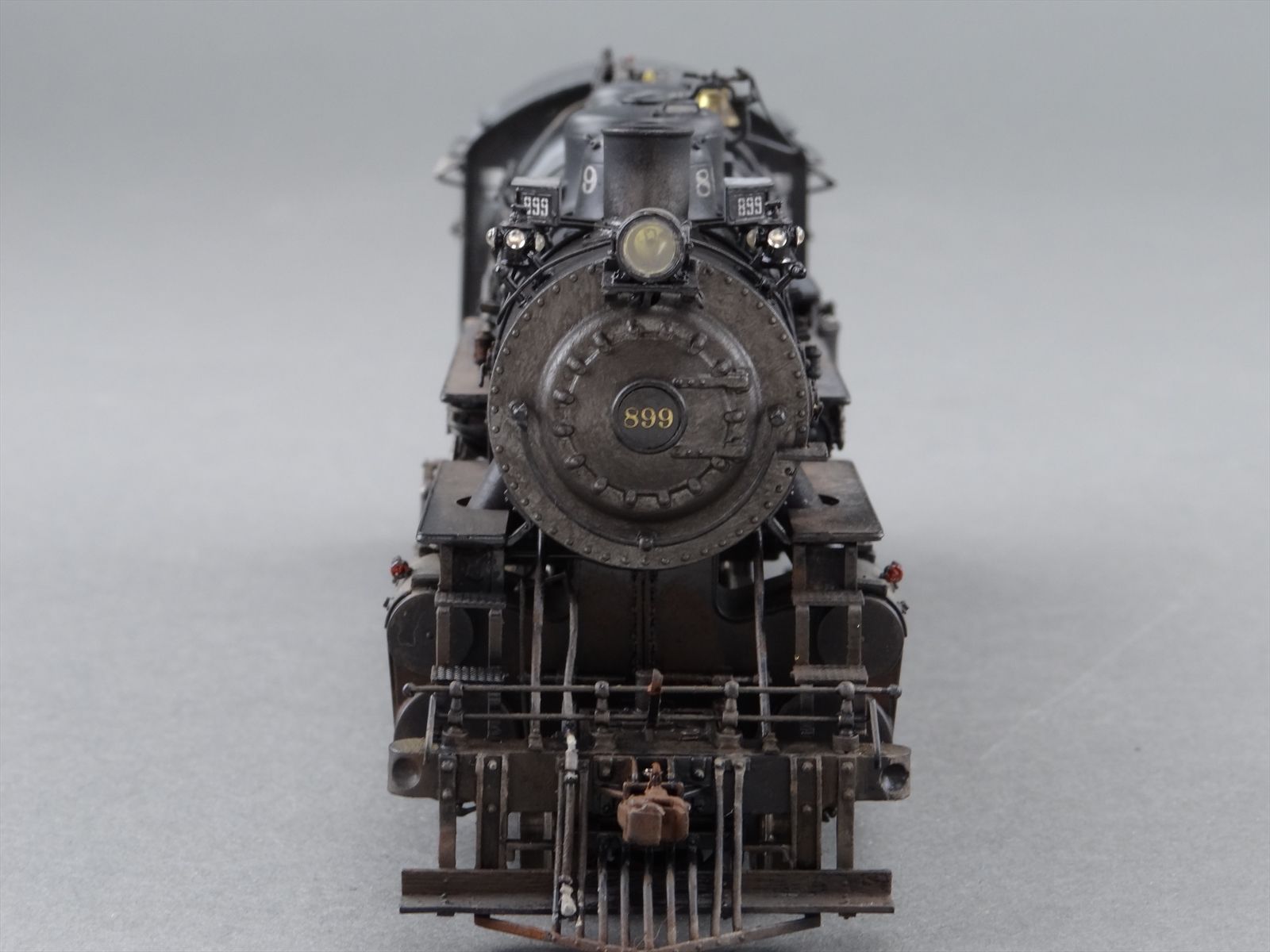 HO Brass Model Train - DP 3903 Division Point AT&SF Santa Fe 2-8-2 #899 ...