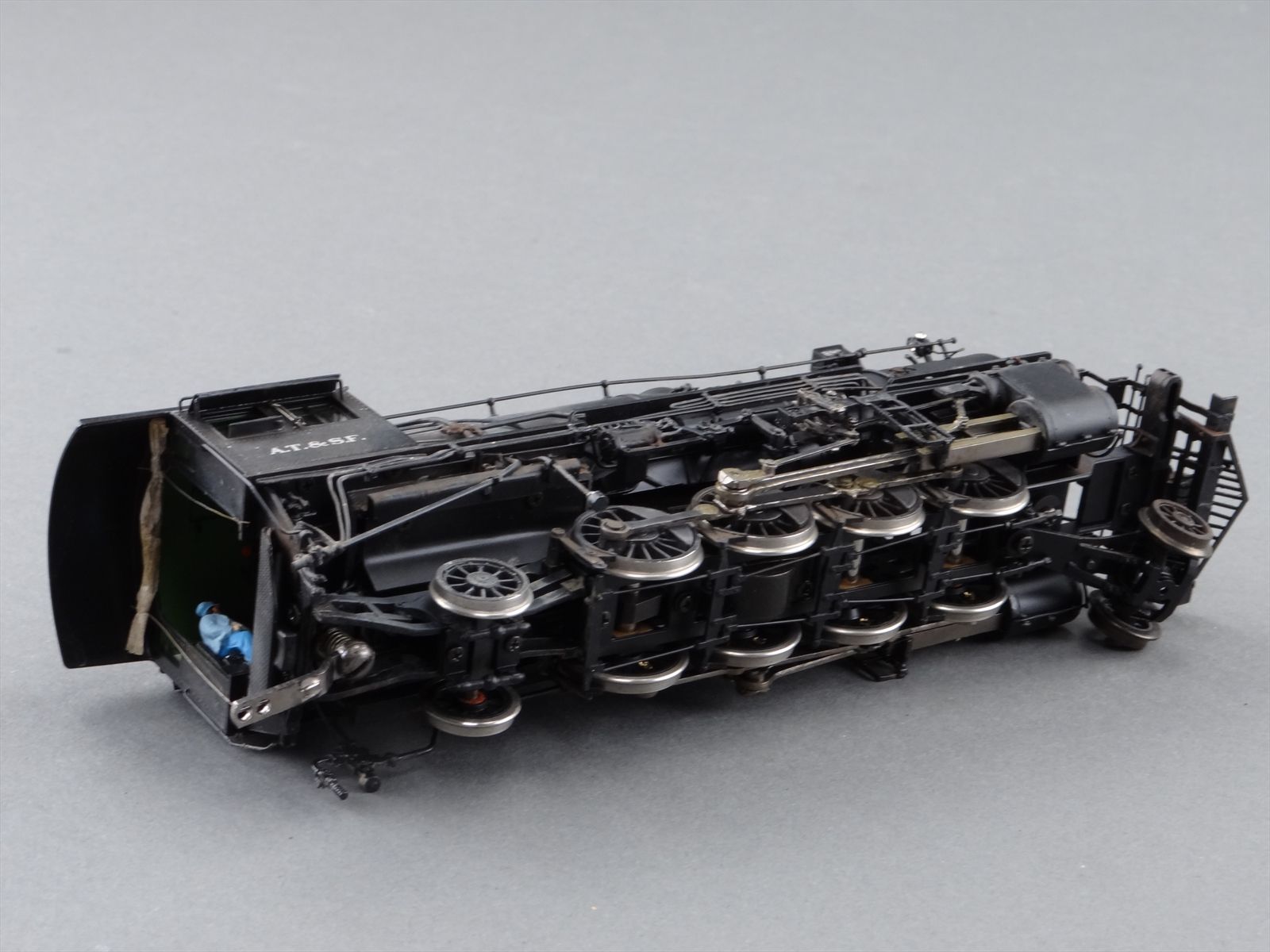 HO Brass Model Train - DP 3903 Division Point AT&SF Santa Fe 2-8-2 #899 ...