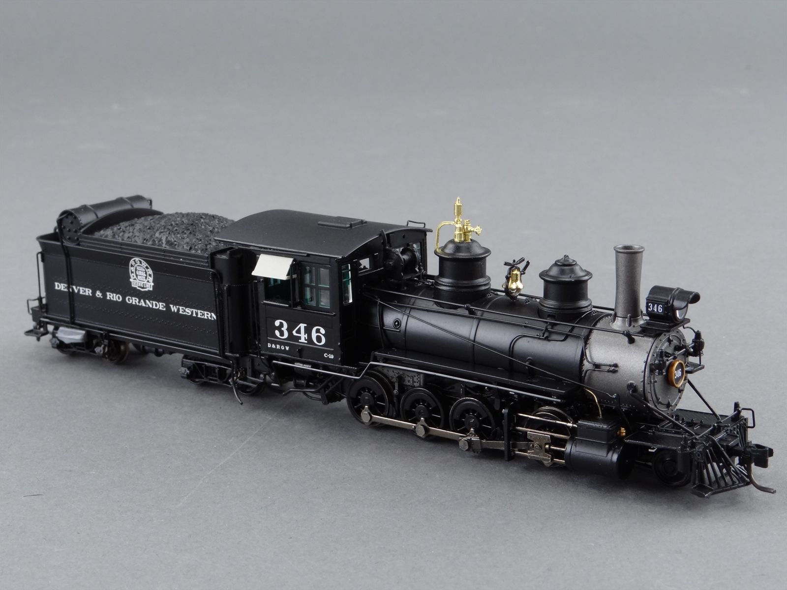 HOn3 Scale Blackstone PN B310202-S D&RGW 2-8-0 Steam Locomotive #346