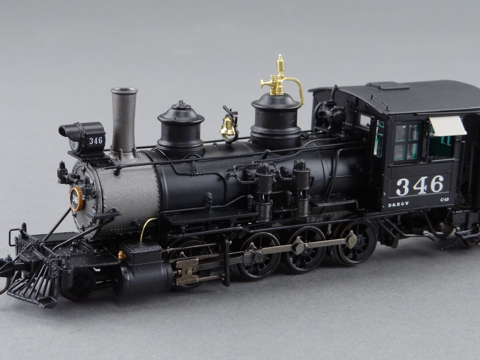 HOn3 Scale Blackstone PN B310202-S D&RGW 2-8-0 Steam Locomotive #346