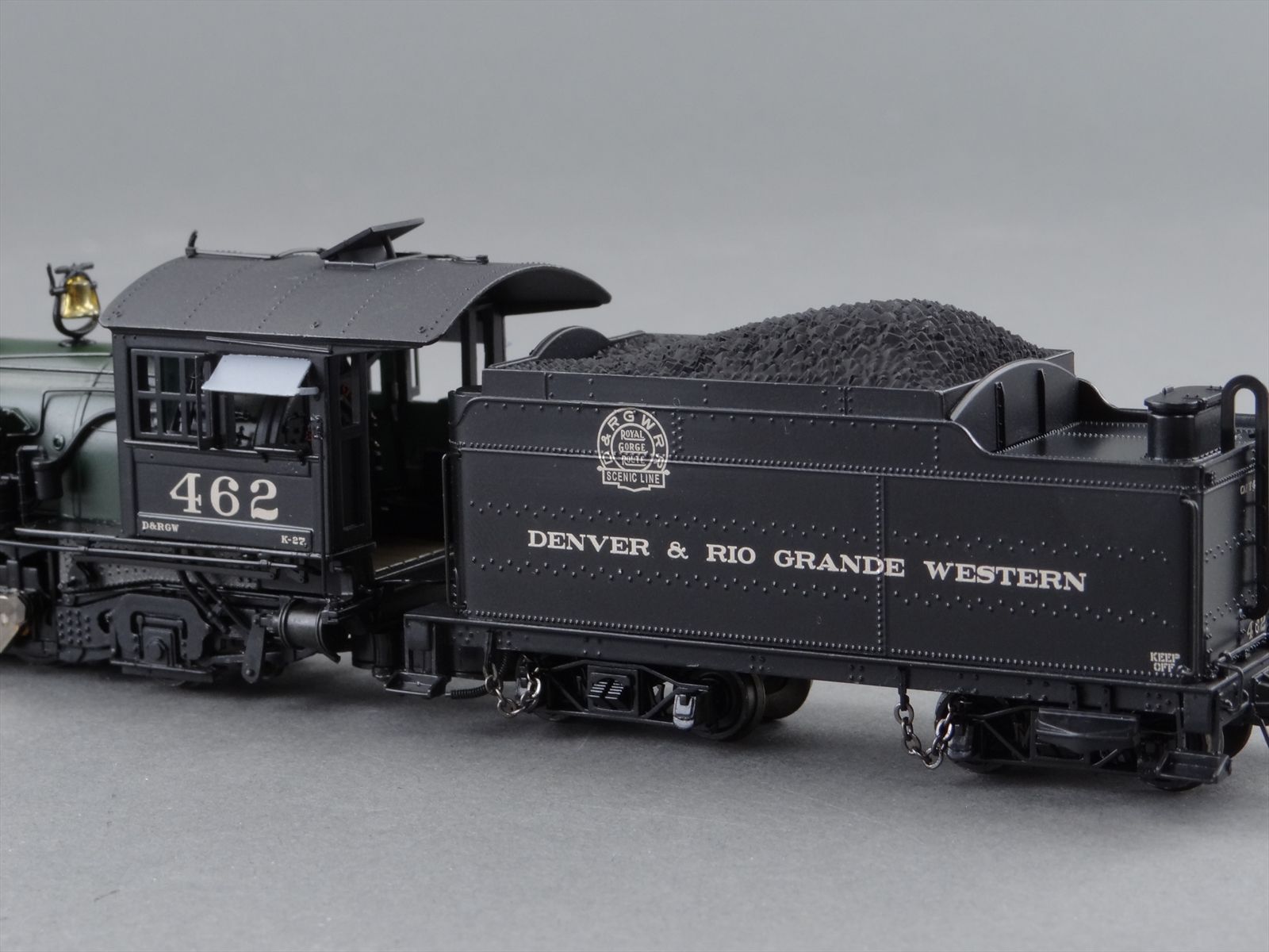 HOn3 Scale Blackstone PN B310105-S D&RGW K-27 Class 2-8-2 Steam ...