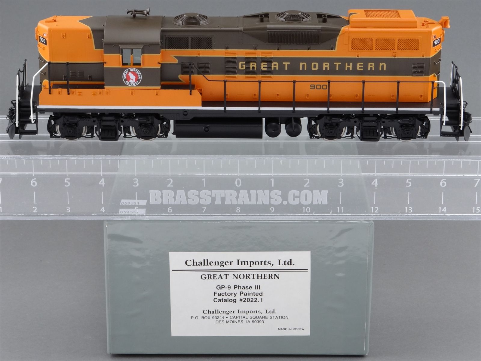 O 2-Rail Brass - CIL 2022.1 Challenger GN Great Northern EMD GP-9 Phase ...