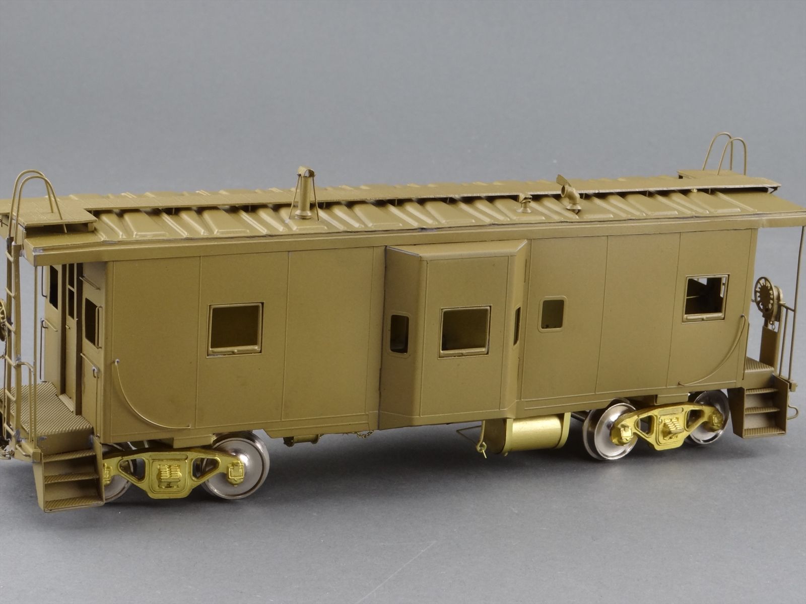 O Scale Brass Model Train - Alco Models OX-121 P&LE Caboose Cabin Car