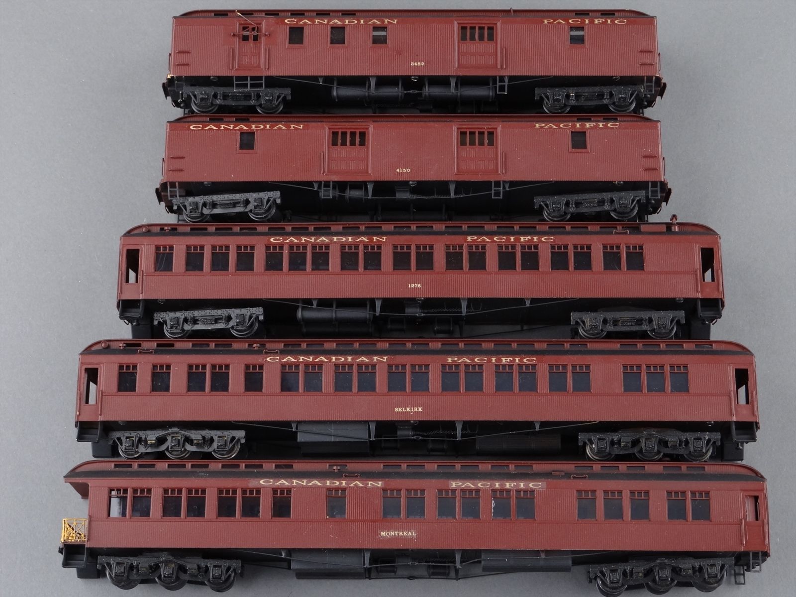 HO Brass Model Train - VH CPR CP Kettle Valley 5-Car Passenger Set - Custom