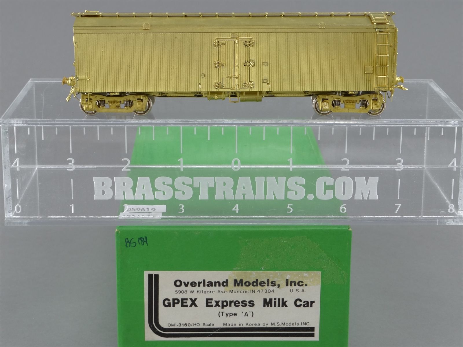 HO Brass Model - OMI 3160 GPEX Express Milk Car - Type A