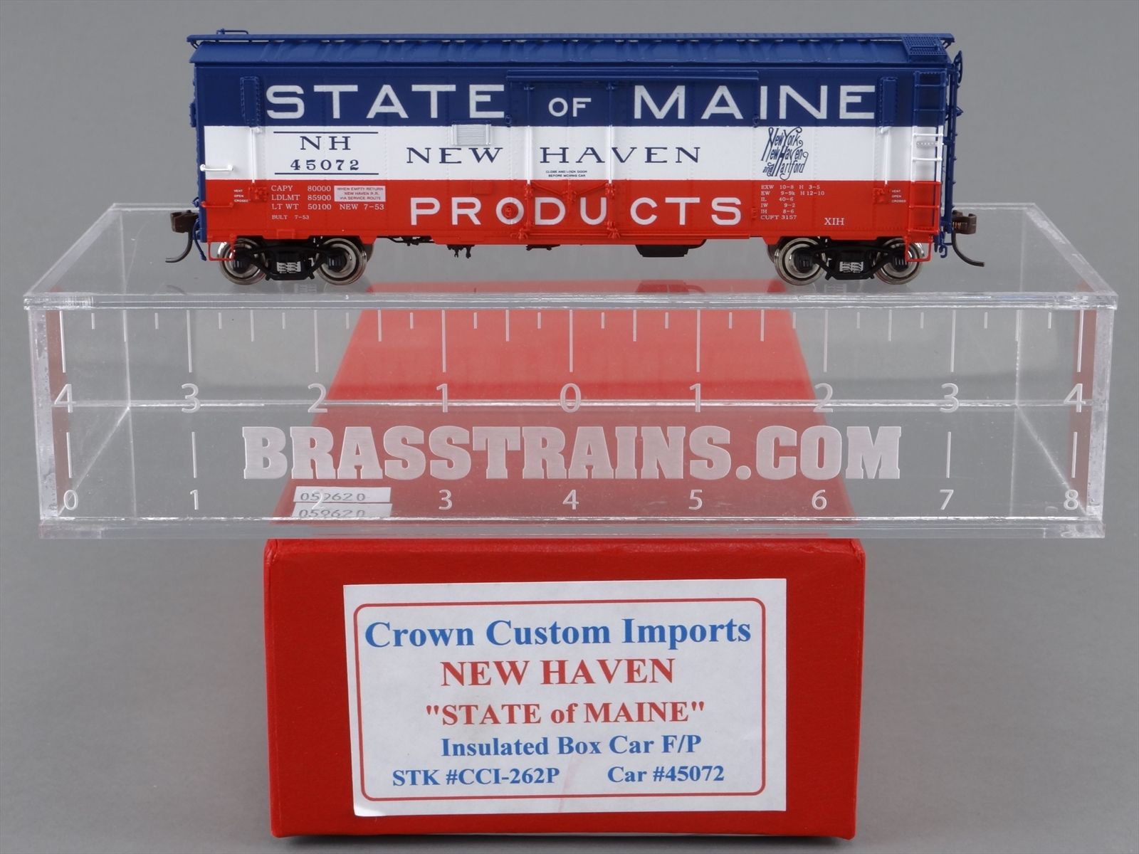 HO Brass Model - CCI NH New Haven Insulated Box Car #45072