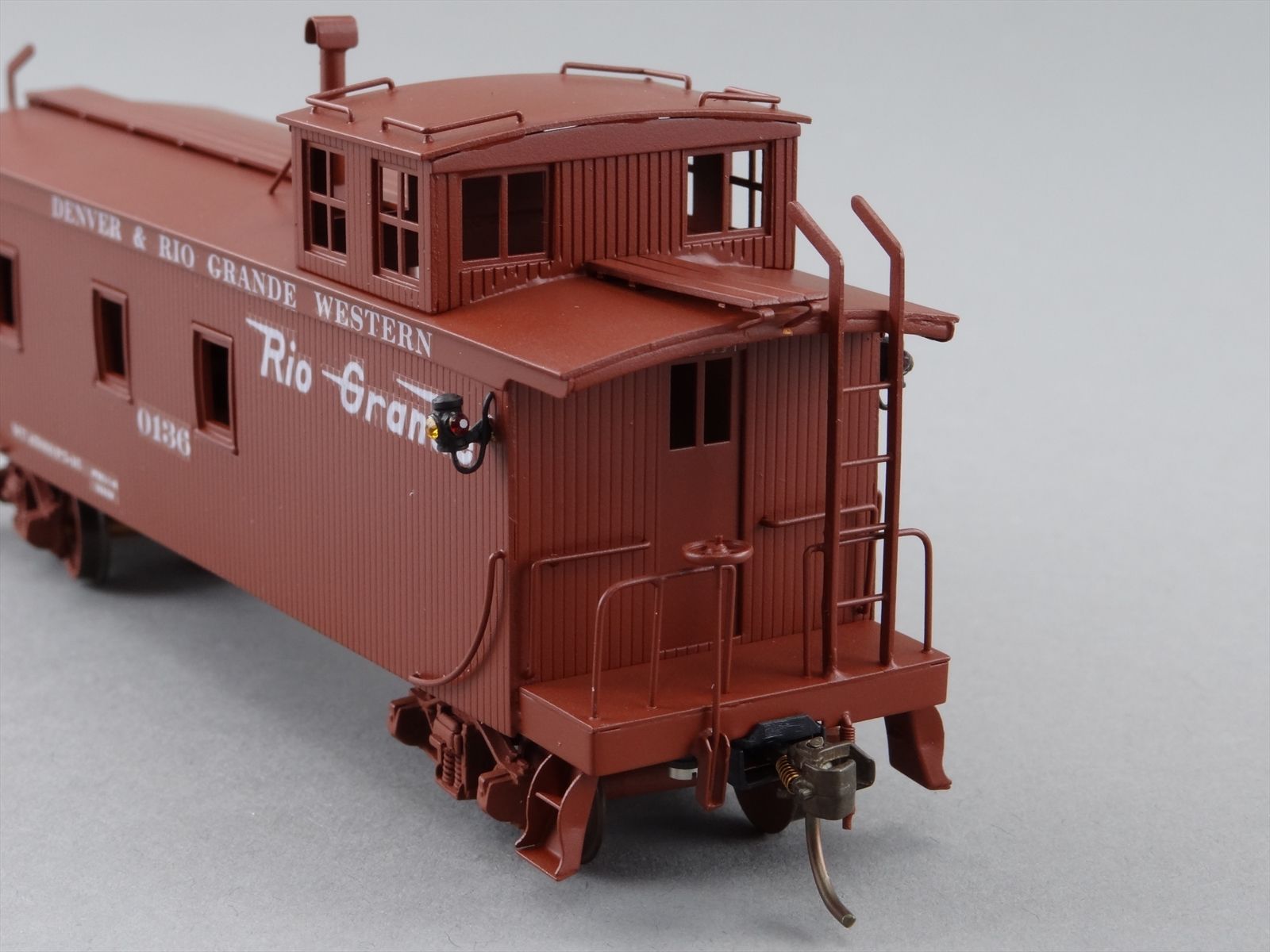 HO Brass Lambert D&RGW Rio Grande Caboose #0136 - Custom