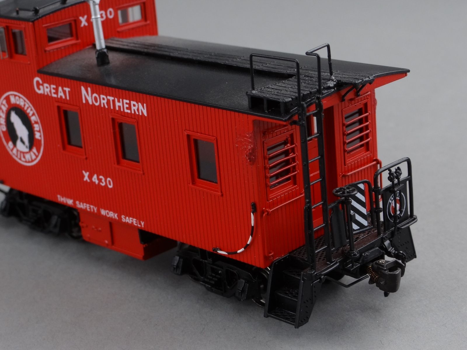 HO Brass Model Train - CIL 2240.1 GN Great Northern 25' Wood Caboose # ...