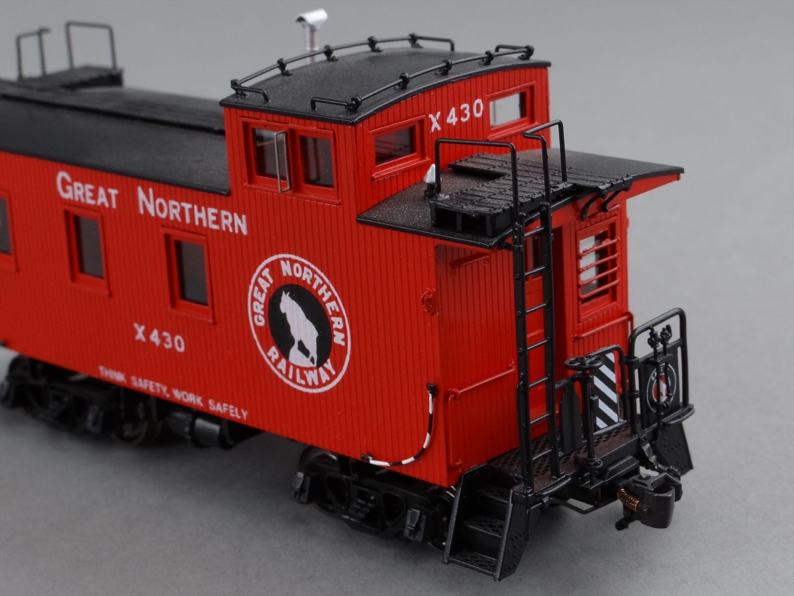 HO Brass Model Train - CIL 2240.1 GN Great Northern 25' Wood Caboose # ...