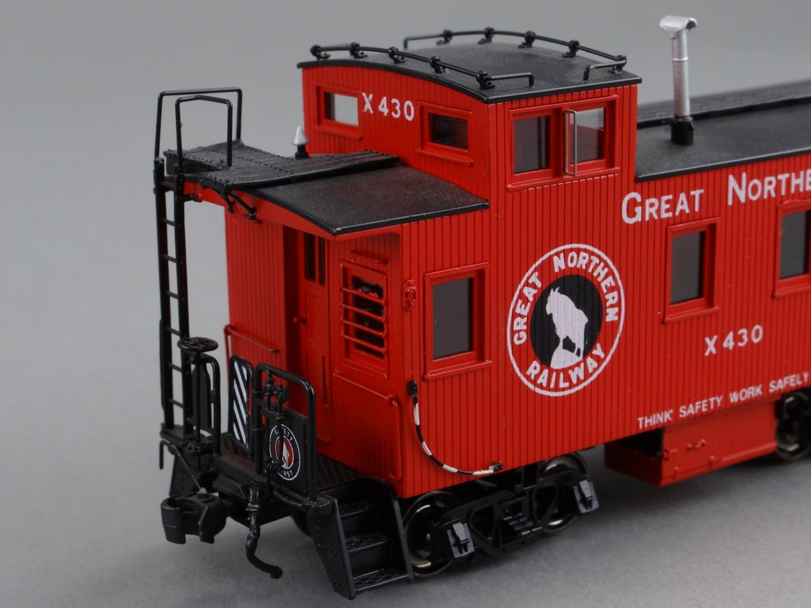 HO Brass Model Train - CIL 2240.1 GN Great Northern 25' Wood Caboose # ...