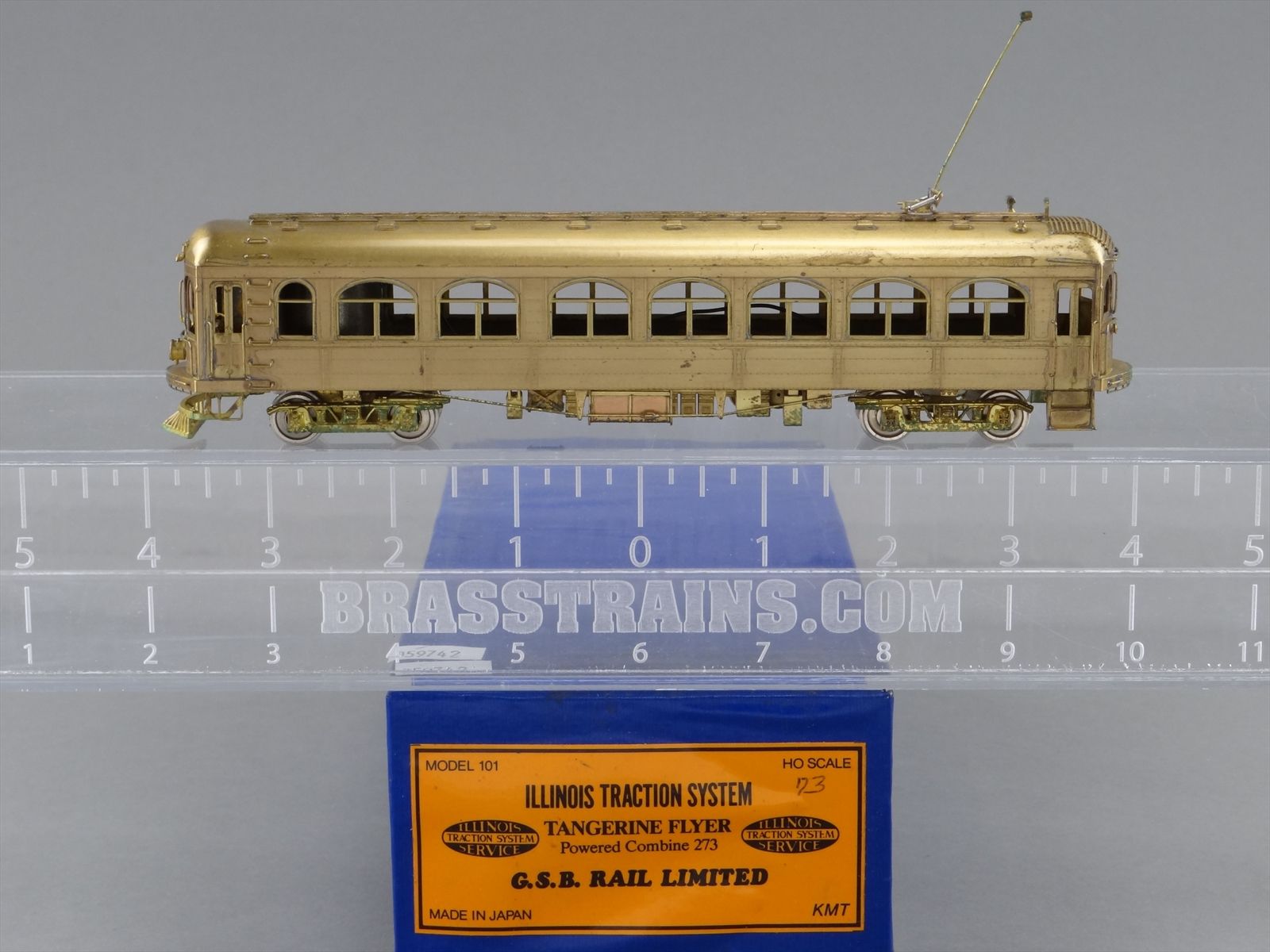 HO Brass - GSB Rail #101 ITS Illinois Traction System Tangerine Flyer ...