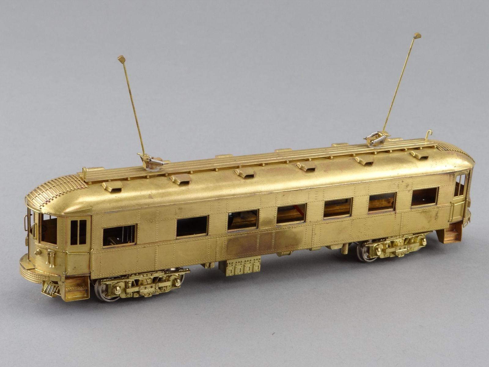 HO Brass Model - Midwest Trolley - CNS&M #410 Parlor Coach - Powered