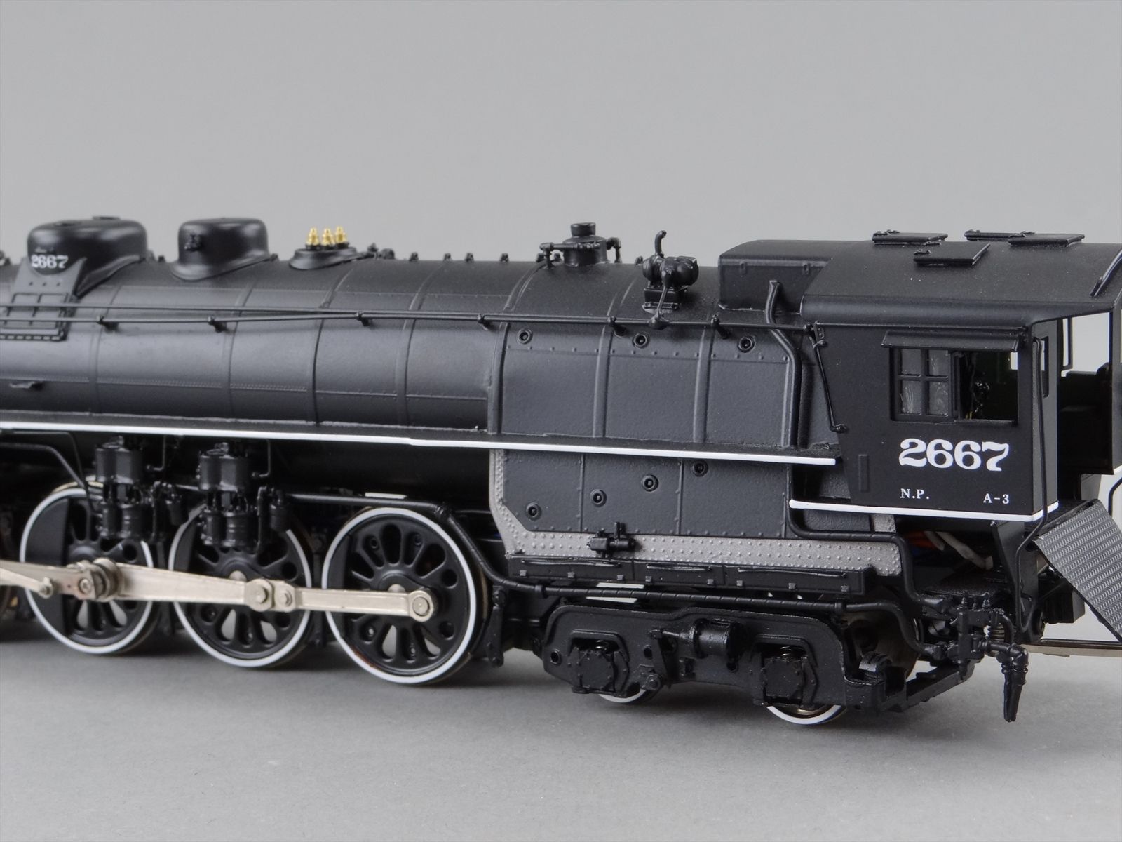 HO Brass Model Train - Sunset NP Northern Pacific 4-8-4 A3 Black #2667 ...