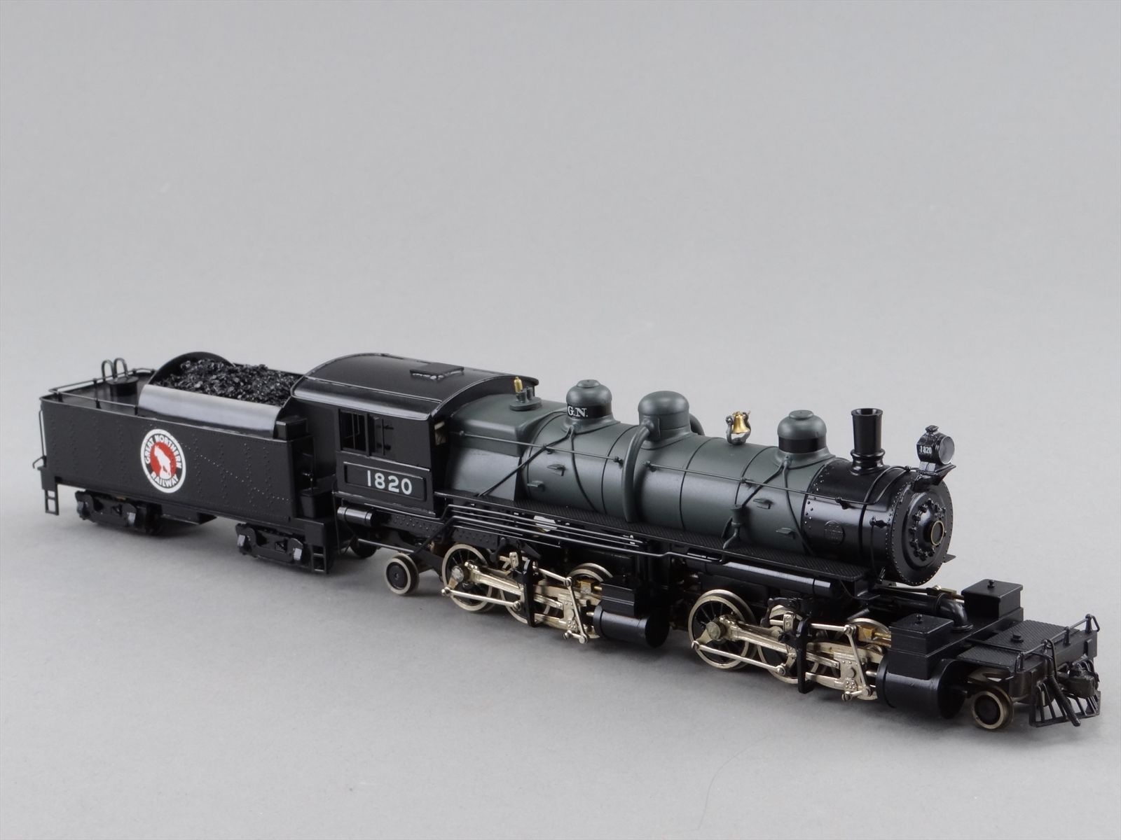 HO Vintage Brass PFM United GN Great Northern 2-6-6-2 L-2 Steam Engine ...