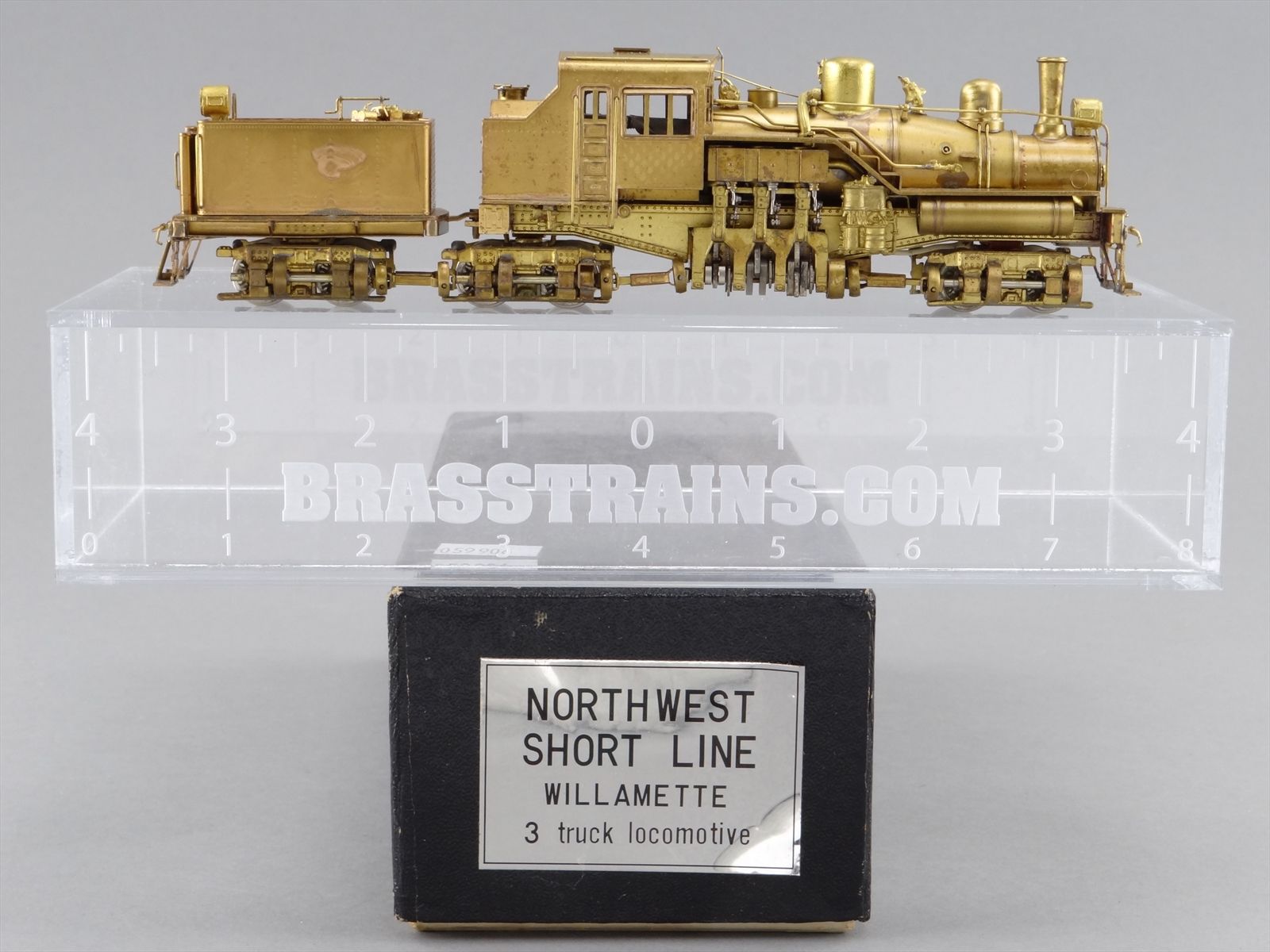 HO Brass Model Train - NWSL Fujiyama Willamette 3-Truck Geared Logging Shay