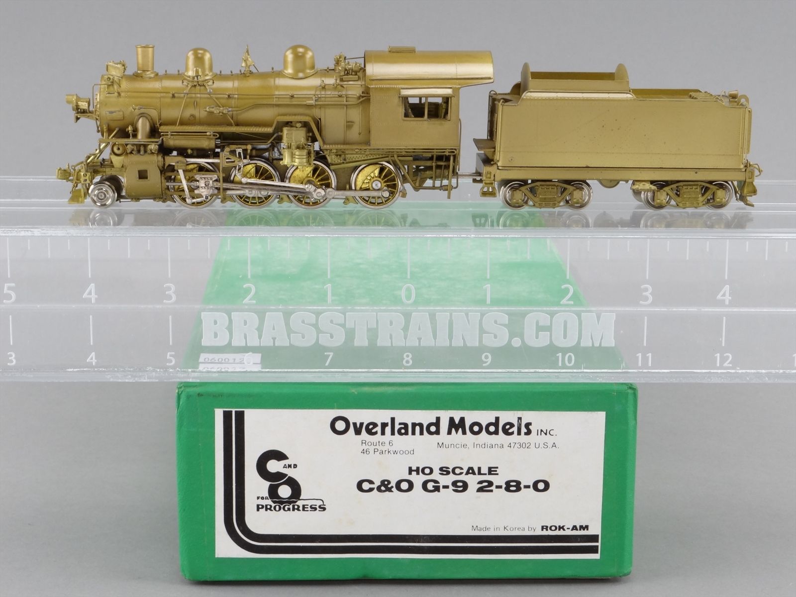 HO Brass Model Train - OMI 1414 Overland C&O Chesapeake & Ohio 2-8-0 G ...