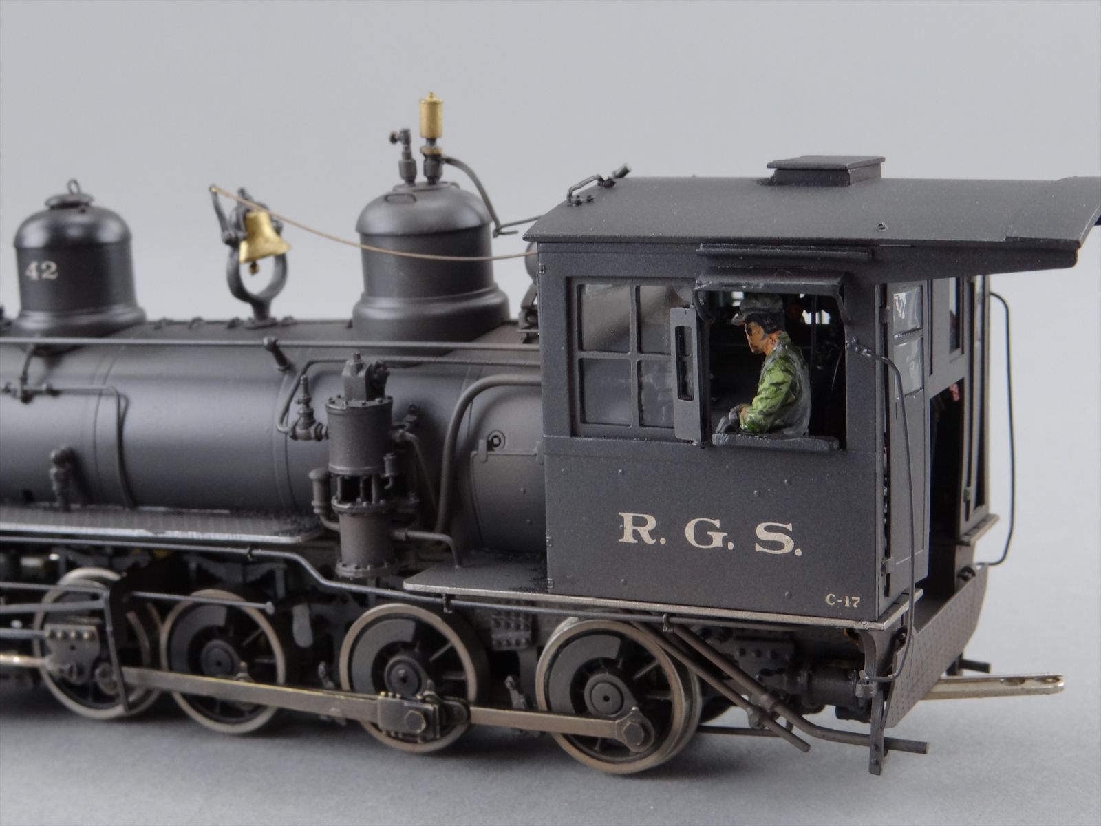 Sn3 Brass Model Train PBL Milestone RGS Rio Grande Southern 2-8-0 C-17 ...