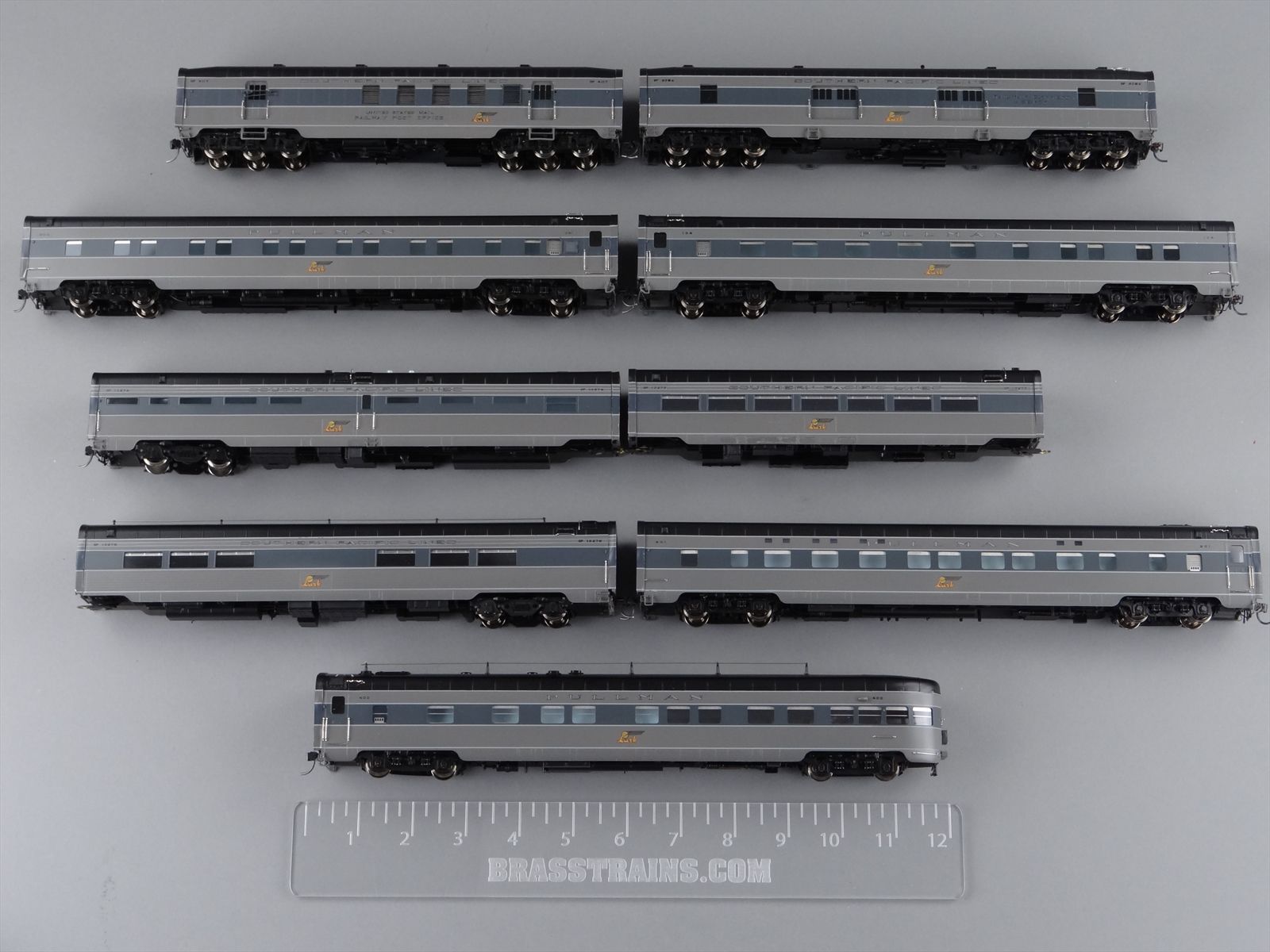 HO Brass PSC 16352 Precision Scale SP Southern Pacific LARK 9-Car ...