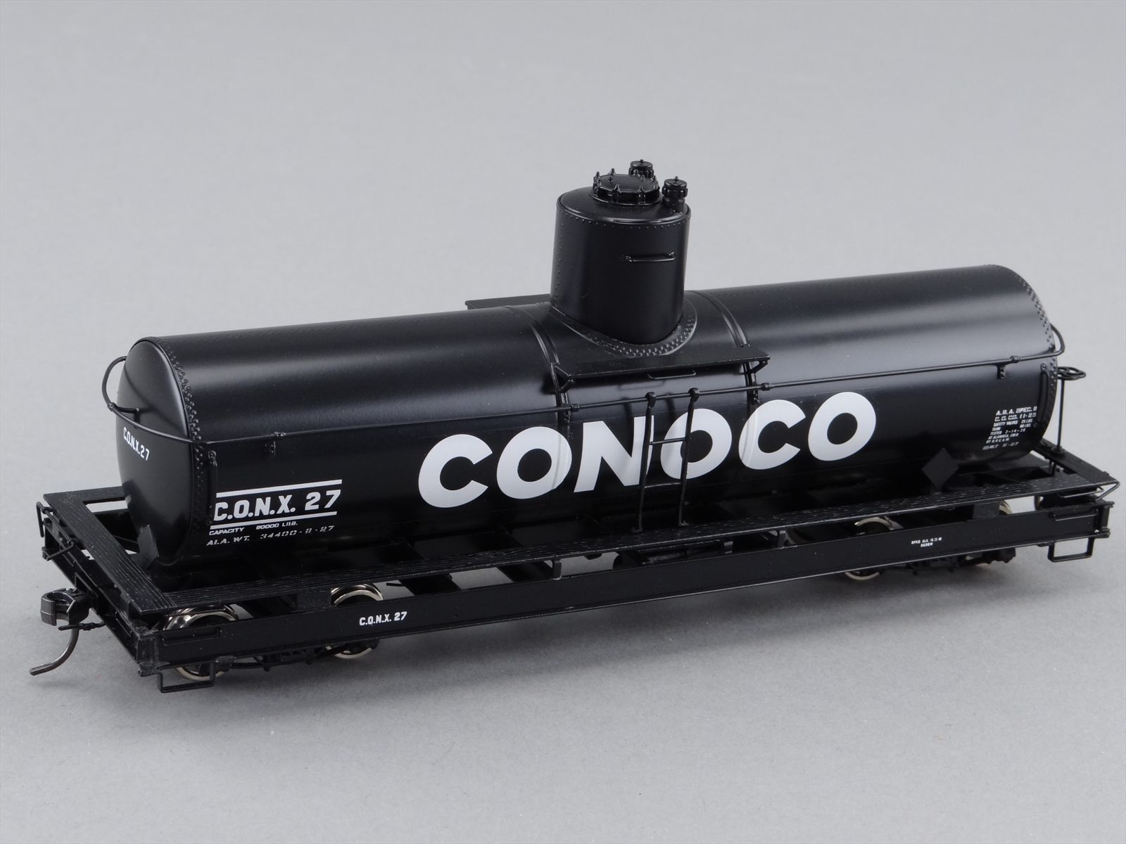 Sn3 Scale Brass PBL Milestone Models Conoco Tank Car #27