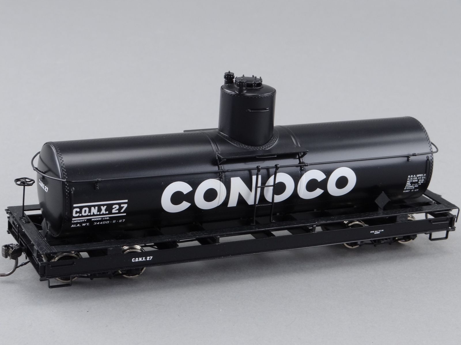 Sn3 Scale Brass PBL Milestone Models Conoco Tank Car #27