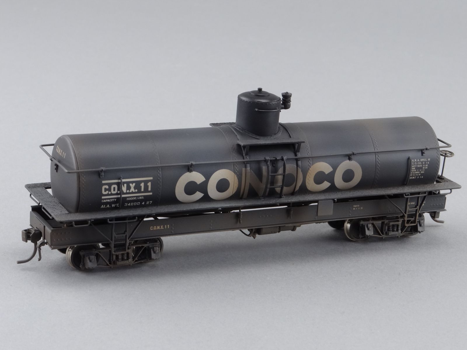Sn3 Brass PSC 15904 Precision Scale CONOCO Single Dome Tank Car #11 ...