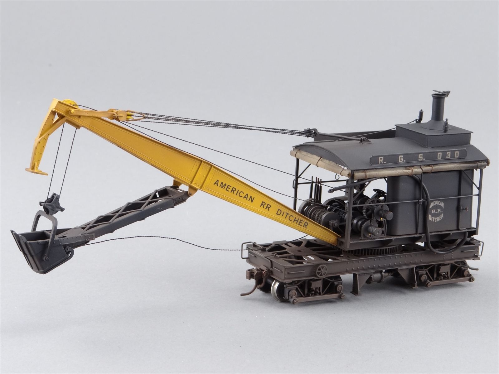 Sn3 Scale Brass Model Train - OMI 1680 Overland American Hoist Ditcher ...