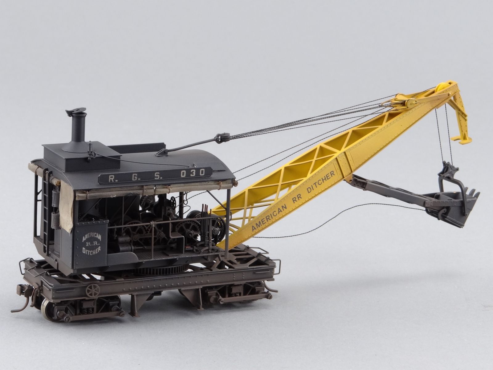 Sn3 Scale Brass Model Train - OMI 1680 Overland American Hoist Ditcher ...